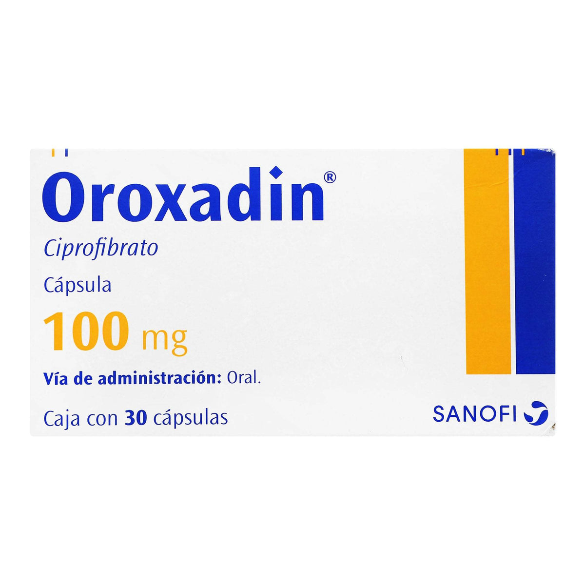 Oroxadin 100Mg Con 30 Capsulas (Ciprofibrato) — WeCare Pharma
