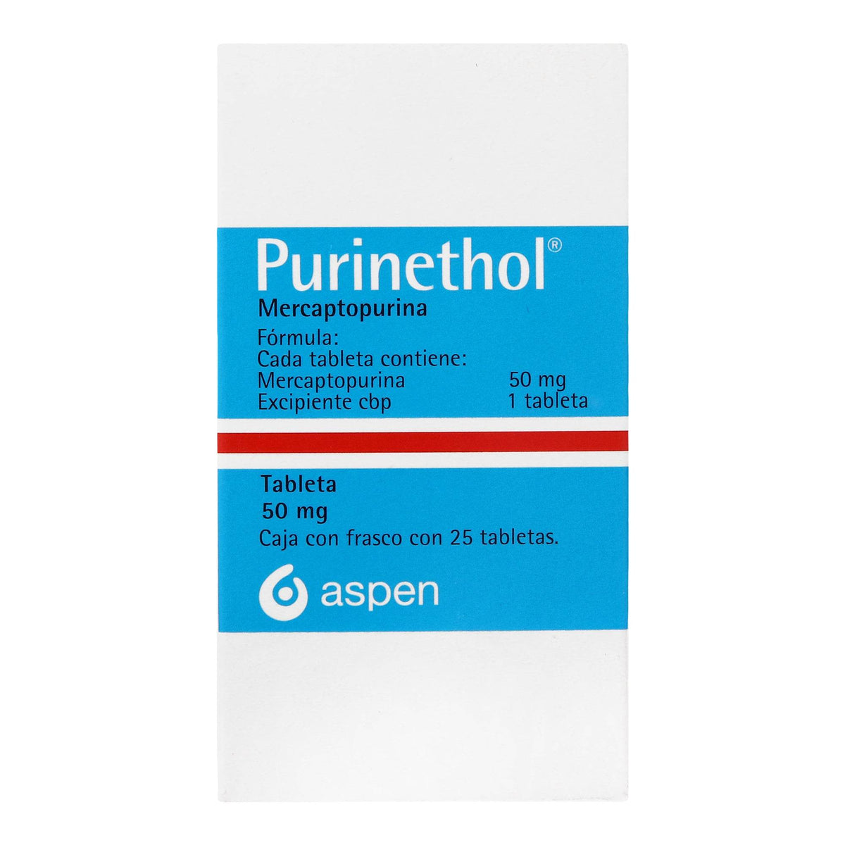Purinethol (Mercaptopurine) Con 25 Tabletas De 50Mg — WeCare Pharma