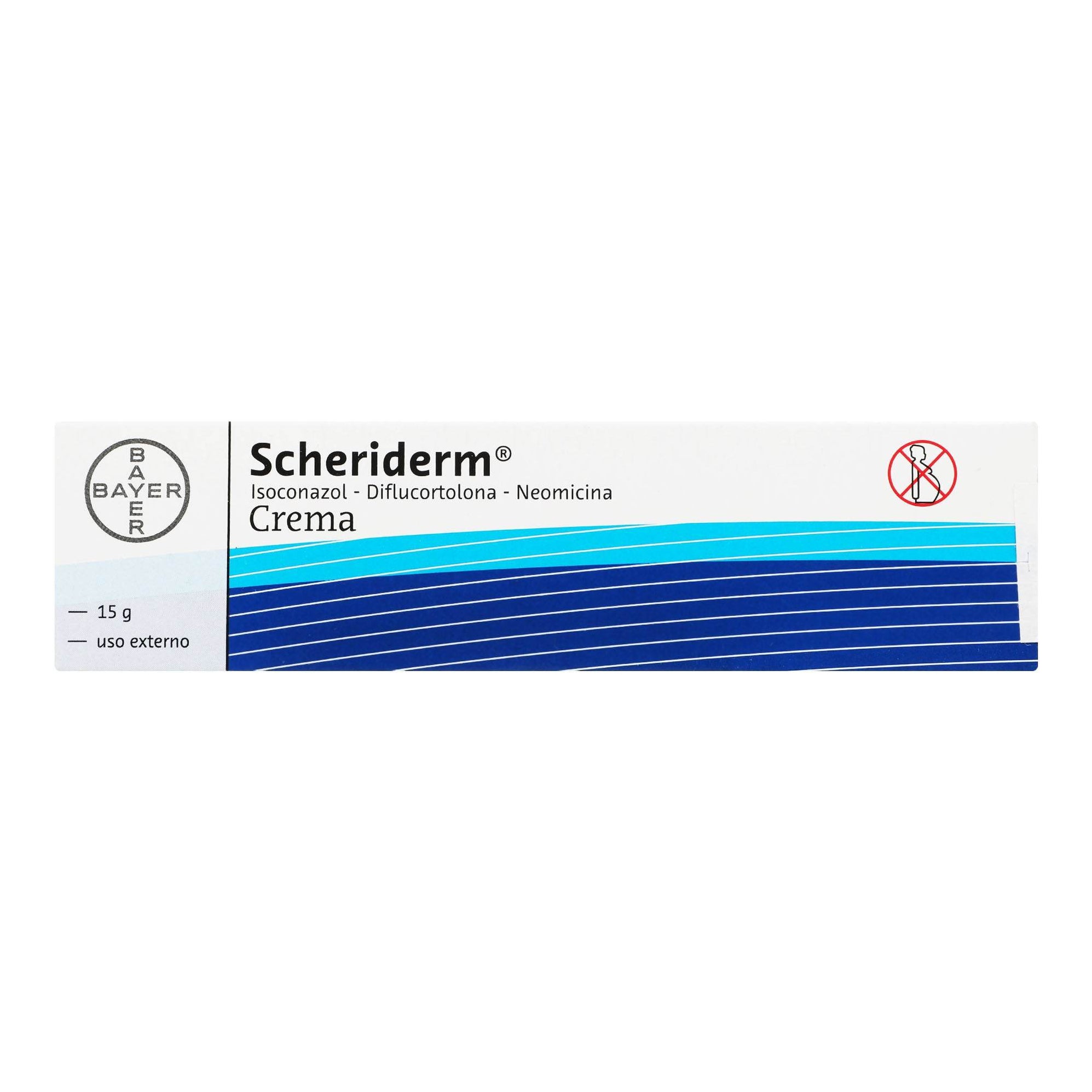 Scheriderm Crema 10Mg/1Mg/3.3Mg 15G (Isoconazol/Diflucortolona/Neomici ...