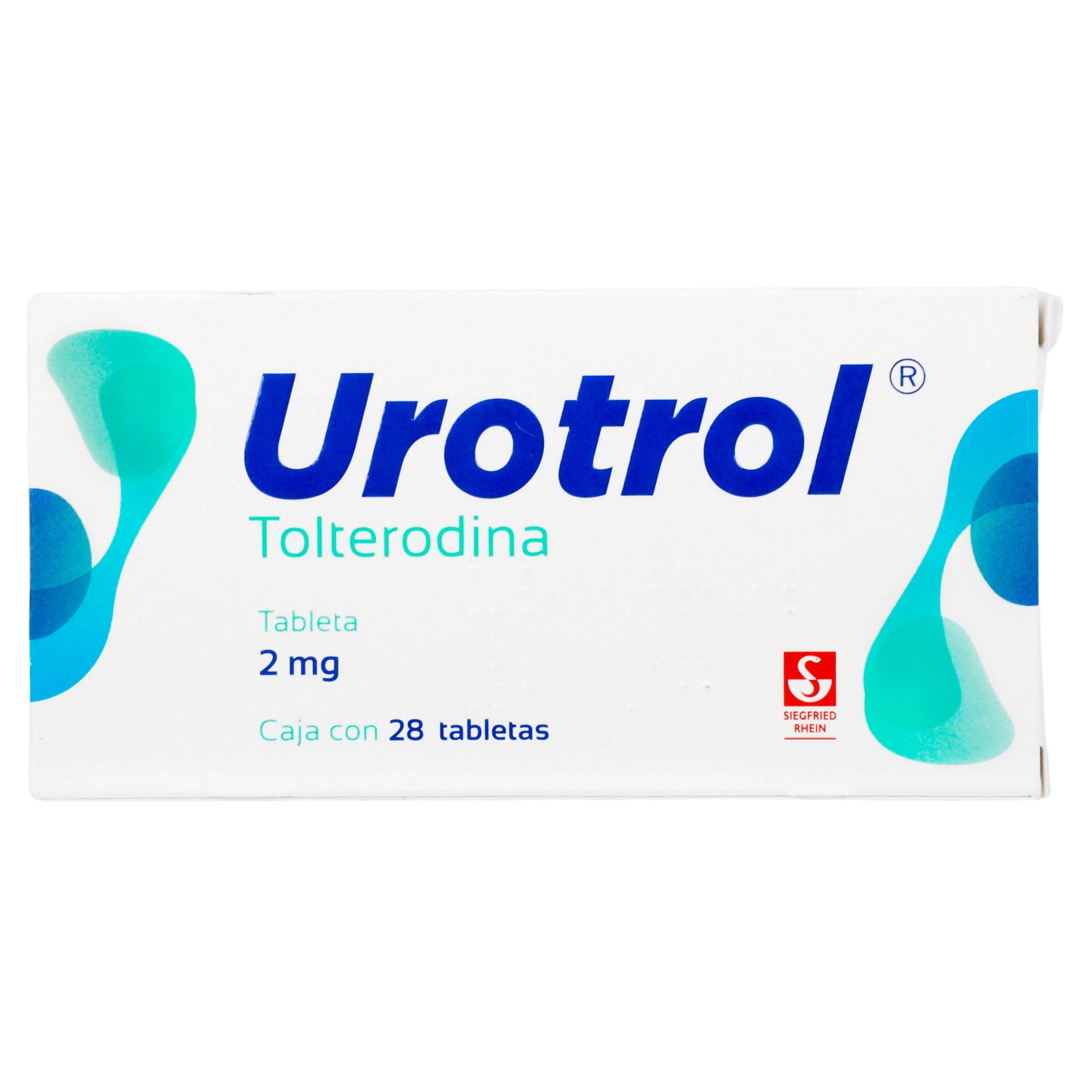 Urotrol 2Mg Con 28 Tabletas (Tolterodina) — WeCare Pharma