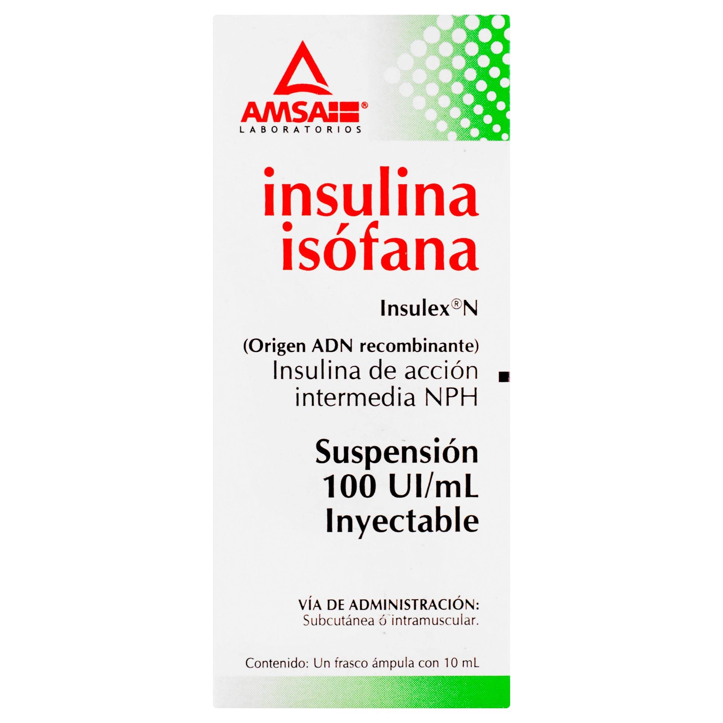 Insulina Isofana Solución Inyectable 100Ui 10Ml Amsa — WeCare Pharma