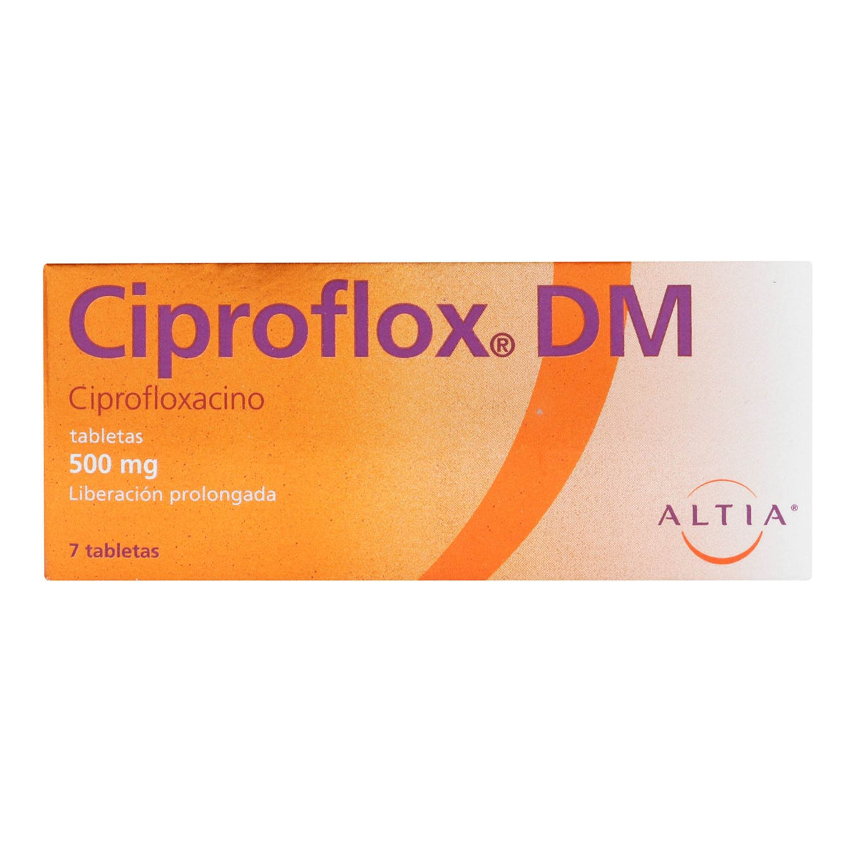 Ciproflox Dm 500Mg Con 7 Tabletas (Ciprofloxacino) — WeCare Pharma