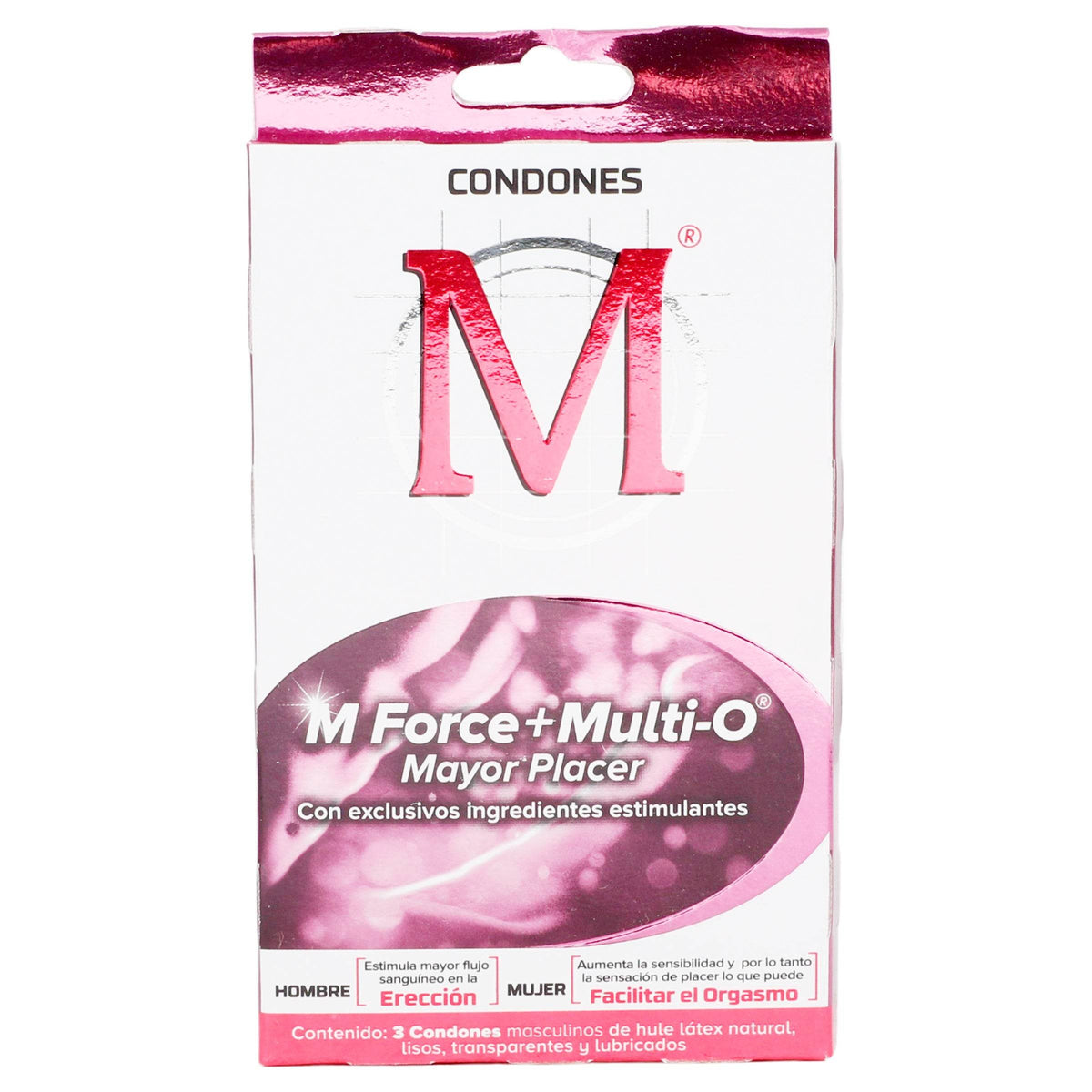 Condón M-Force Multi-O Con 3 — WeCare Pharma