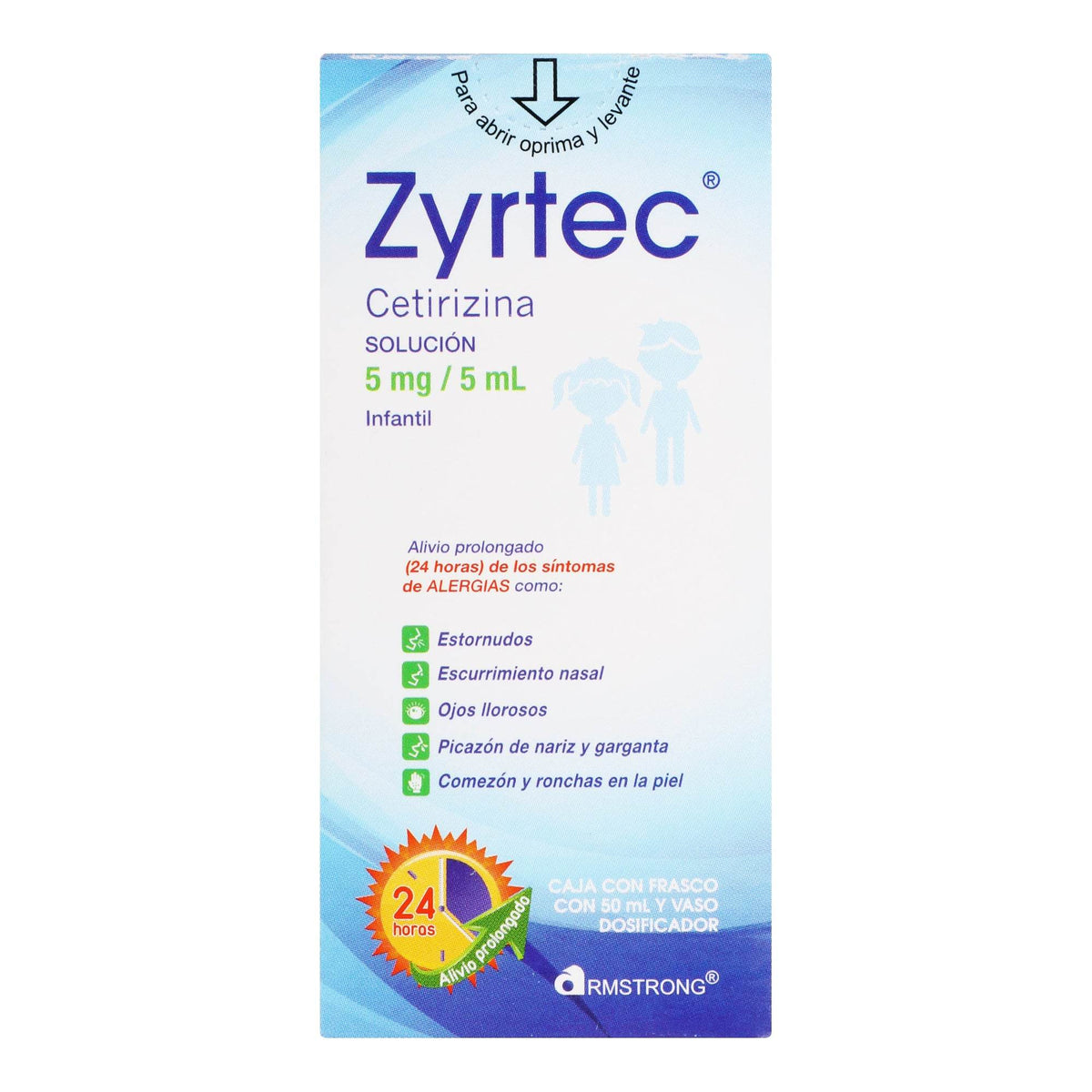 Zyrtec Solución 5Mg/5Ml 50Ml (Cetirizina) — WeCare Pharma