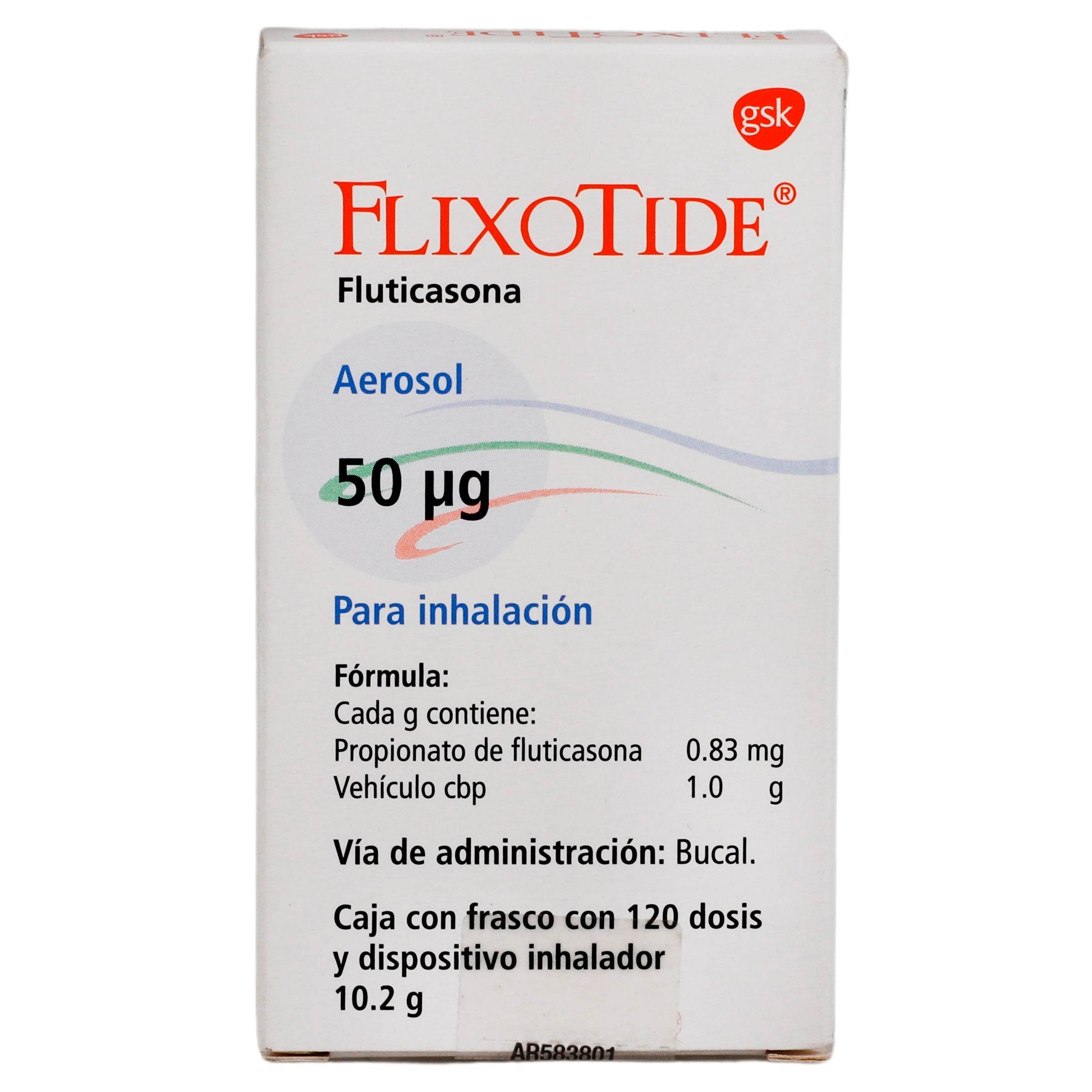 Flixotide Aerosol 50Mcg 10.2G (Fluticasona)