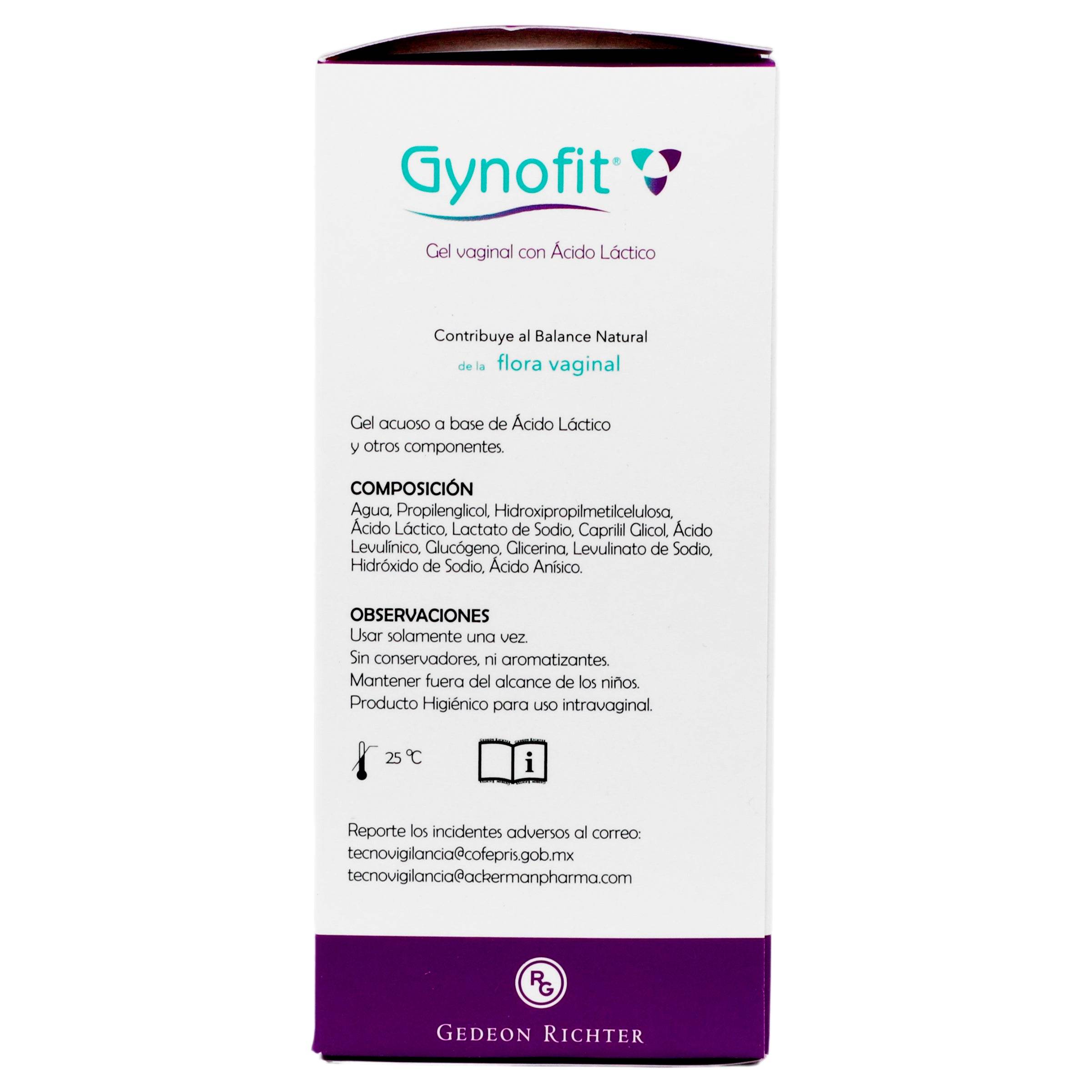 Gynofit Gel Vaginal Con í­ cido Láctico Con 6 — WeCare Pharma