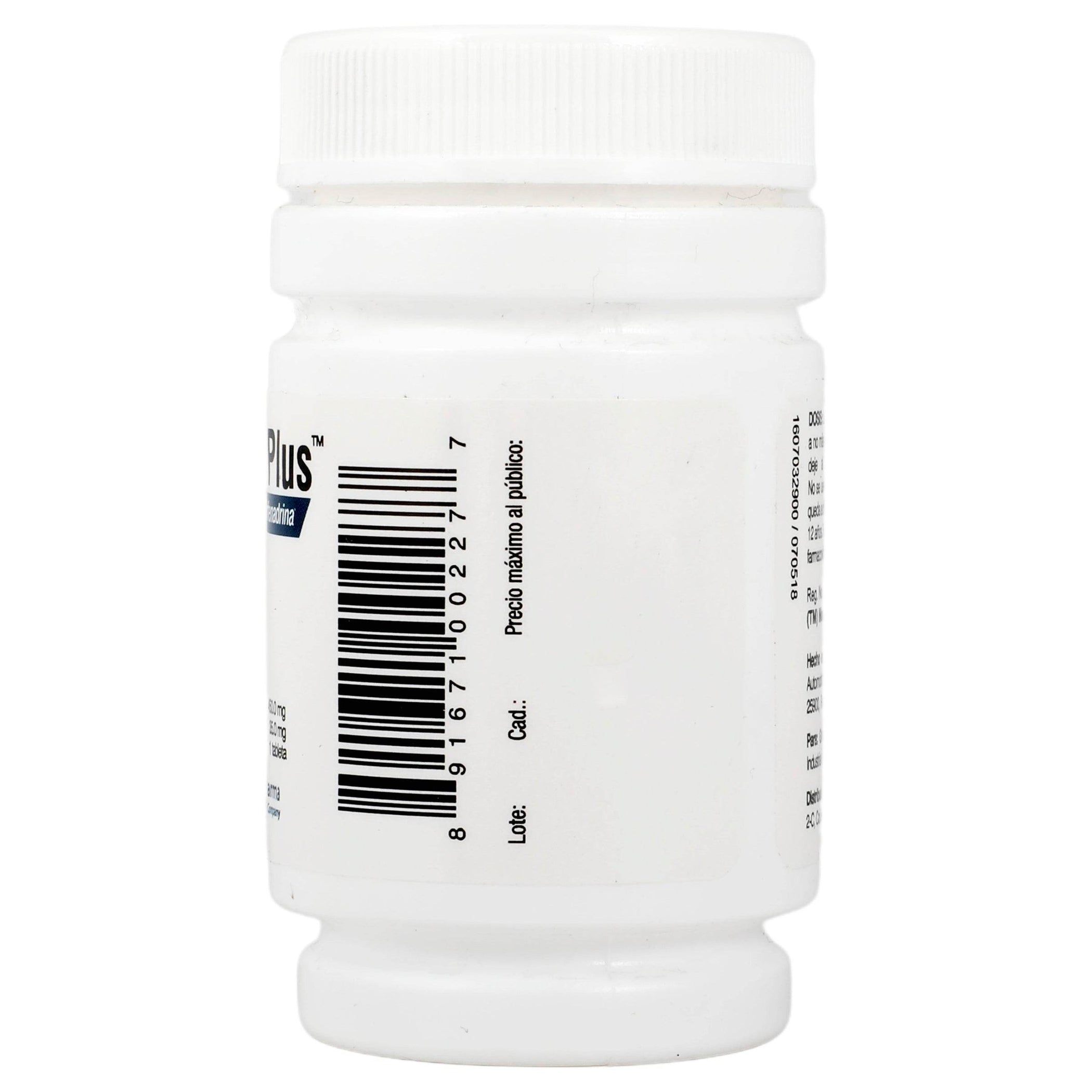 Norflex Plus 450Mg/35Mg Con 50 Tabletas (Paracetamol/Orfenadrina ...