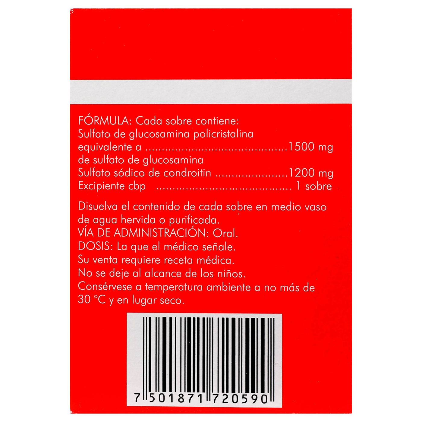 Vartalon Compositum Polvo 1500Mg/1200Mg Con 30 (Glucosamina/Condroitin — WeCare Pharma