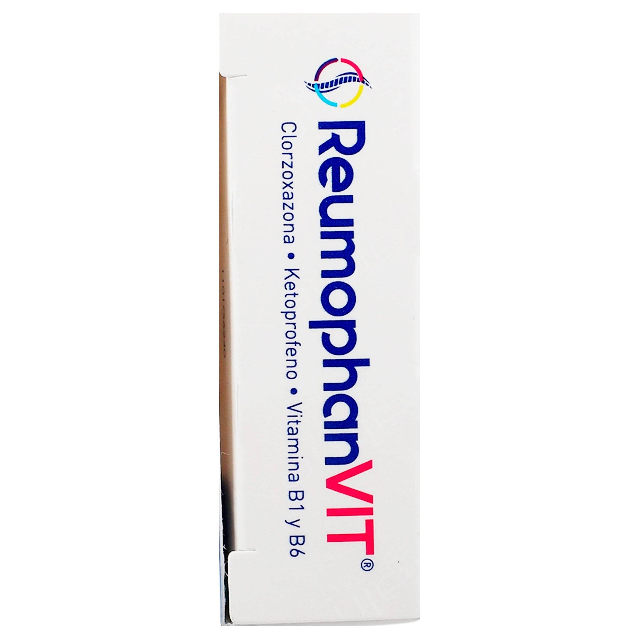 Reumophan Vit 250Mg/50Mg/50Mg/50Mg Con 20 Tabletas (Clorz/Ketop/Tiamin ...