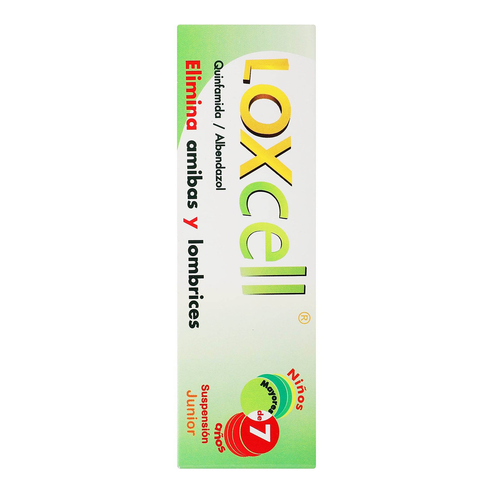 Loxcell Junior Suspensión 400Mg/200Mg 20Ml (Albendazol/Quinfamida ...
