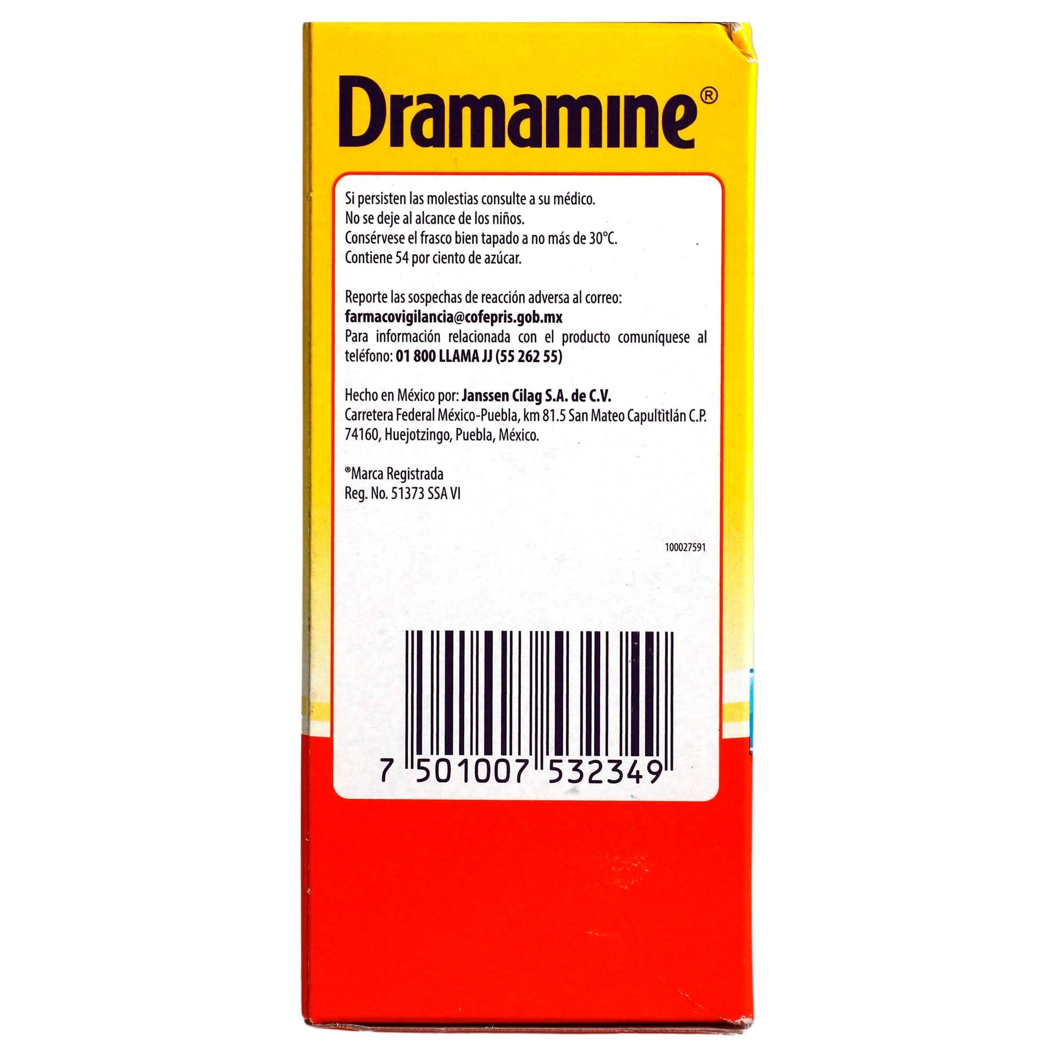 Dramamine Jarabe 120 Ml (Dimenhidrinato) — WeCare Pharma