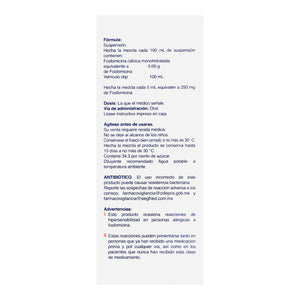 Pregnus Suspensión 250Mg/5Ml 120Ml (Fosfomicina) — WeCare Pharma
