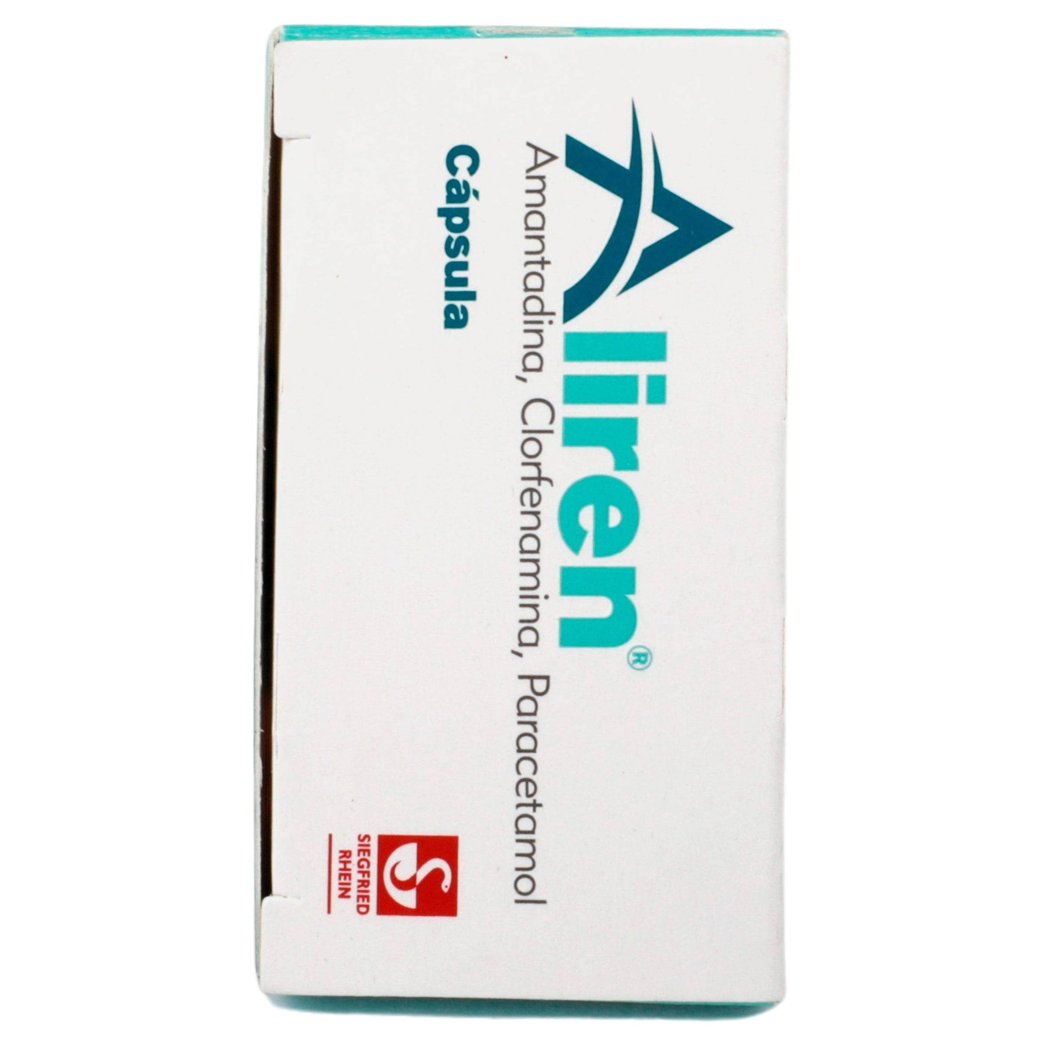 Aliren 50Mg/3Mg/300Mg Con 24 Capsulas (Amantadina/Clorfenamina/Paracet ...