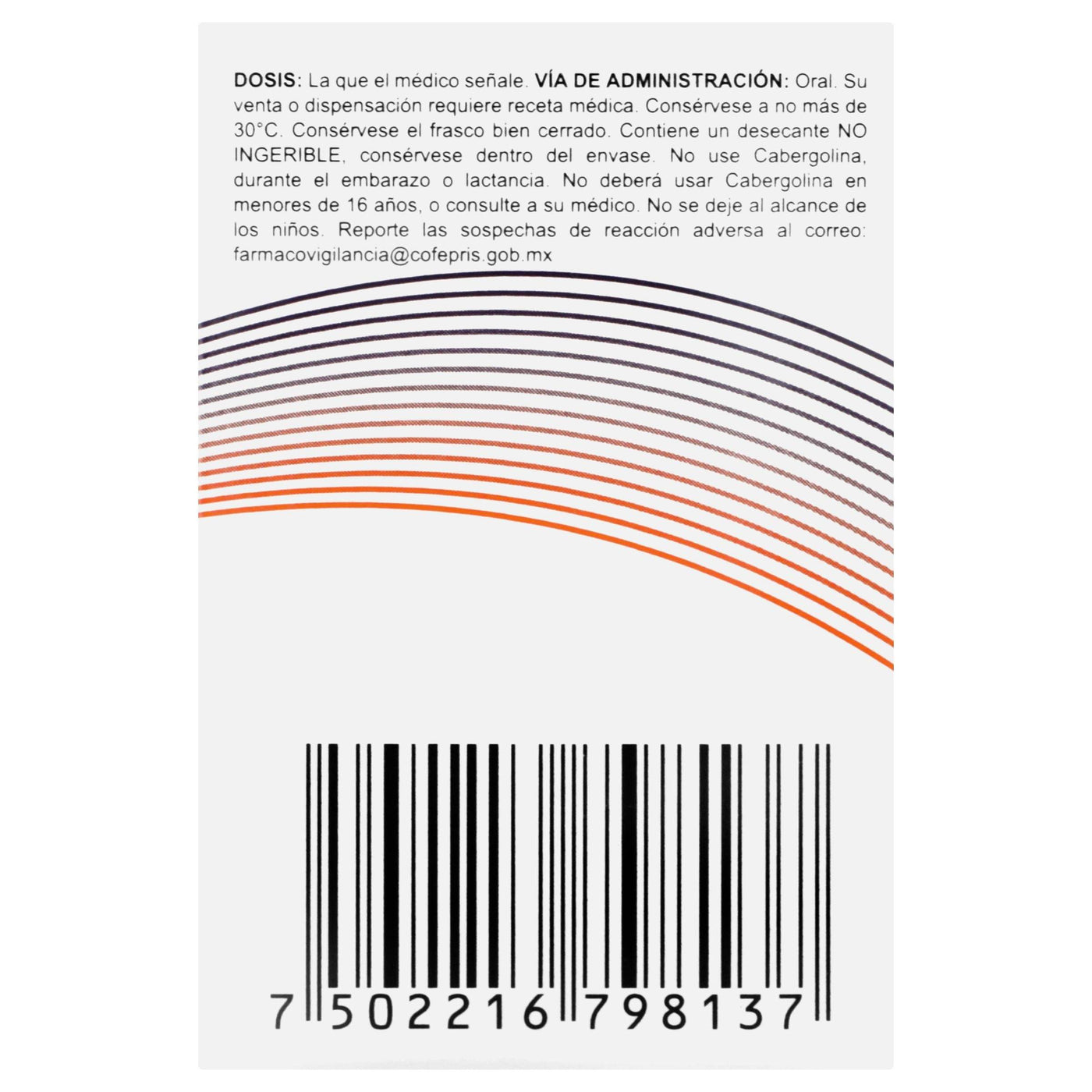 Evemglea Fem (Cabergolina) Tabletas 0.5 Mg Con 4 — WeCare Pharma
