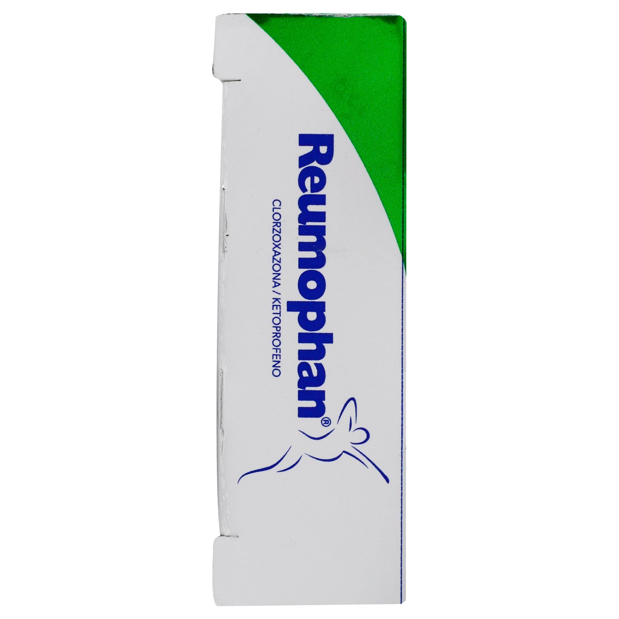 Reumophan 50Mg/250Mg Con 10 Tabletas (Clorzoxazona/Ketoprofeno ...