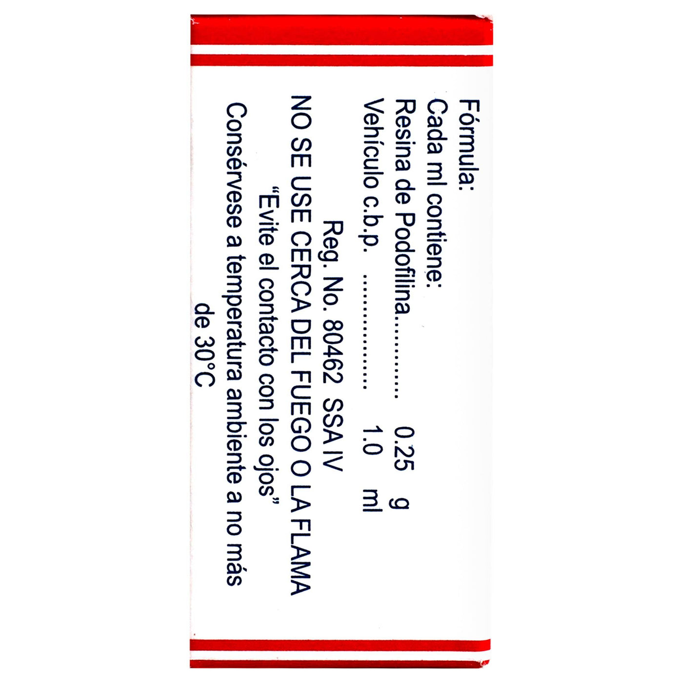 Podofilia No.2 Suspensión 25% 5Ml (Resina De Podofilina) — WeCare Pharma