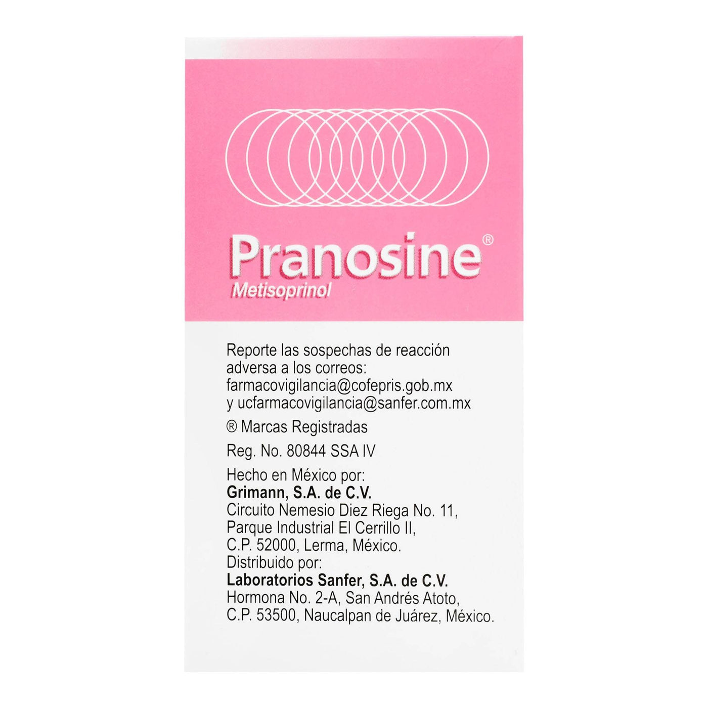 Pranosine Jarabe 250Mg/5Ml 100 Ml (Metisoprinol) — WeCare Pharma