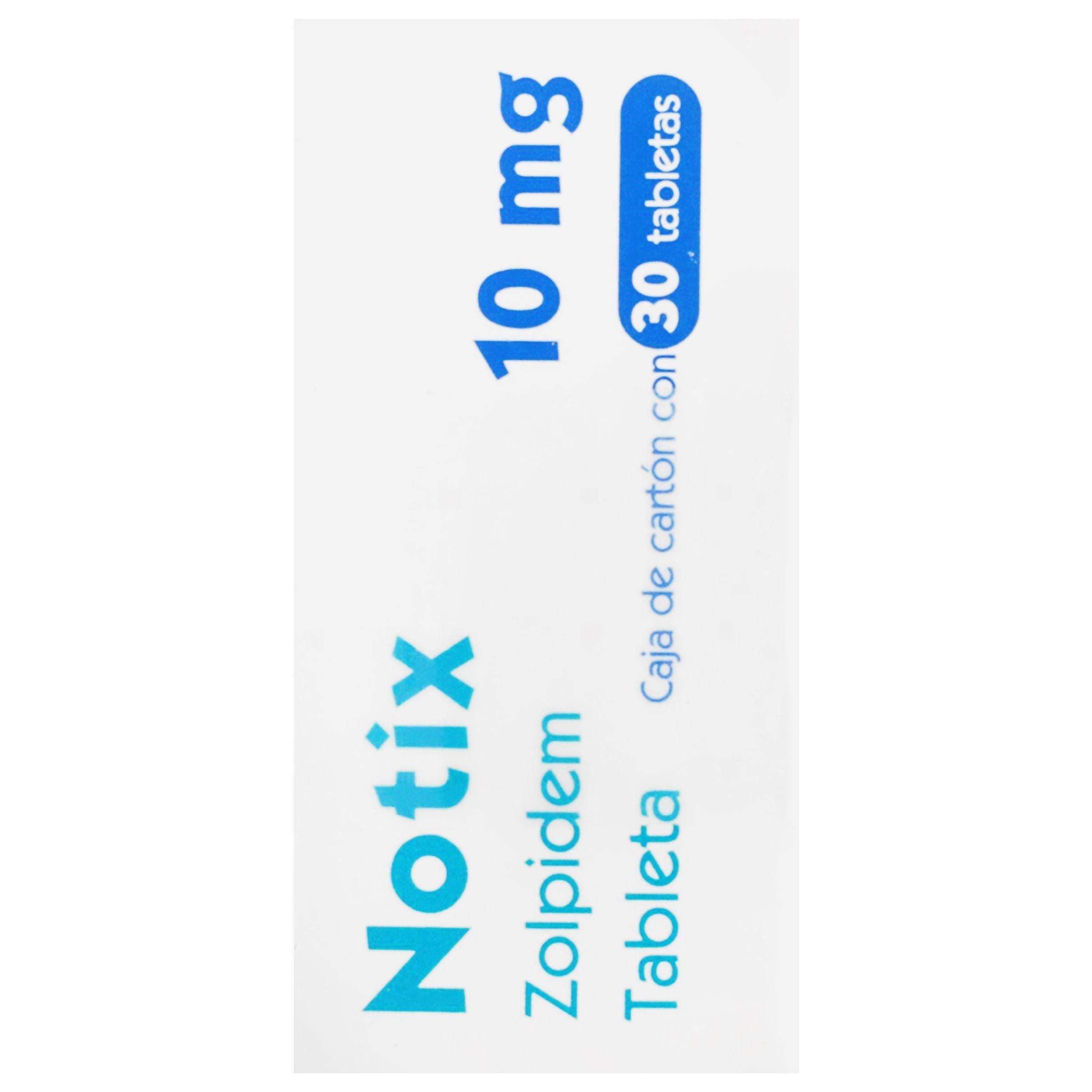 Notix (Zolpidem) Tabletas 10Mg Con 30 — WeCare Pharma