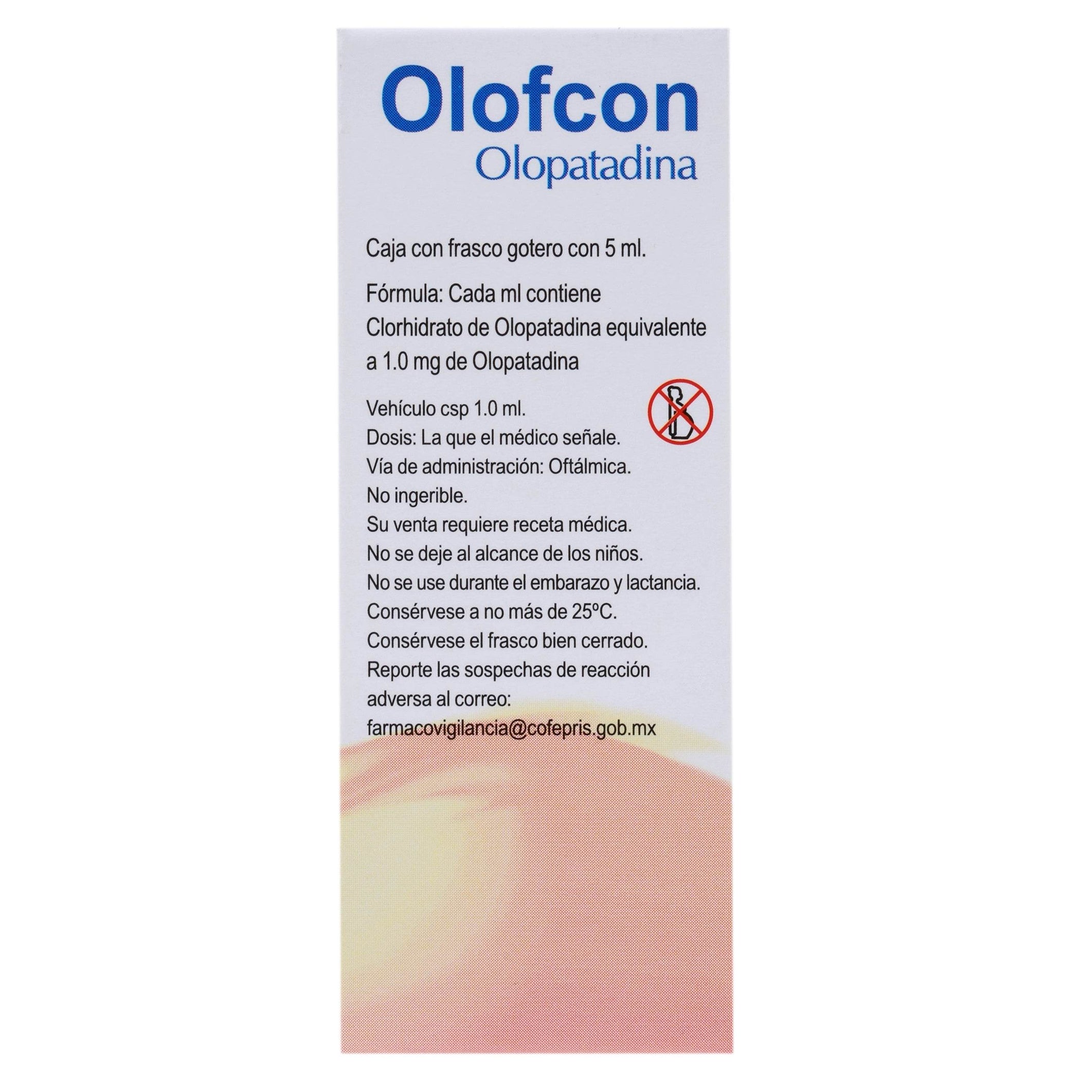 Olofcon Gotas 1Mg/Ml 5Ml (Olopatadina) — WeCare Pharma