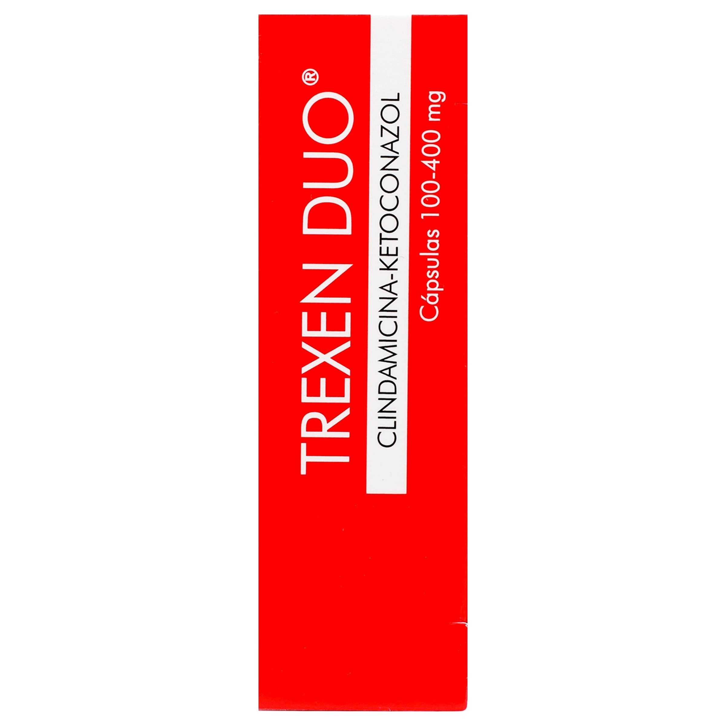Trexen Duo Vaginal 100Mg/400Mg Con 7 Capsulas (Clindamicina/Ketoconazo ...