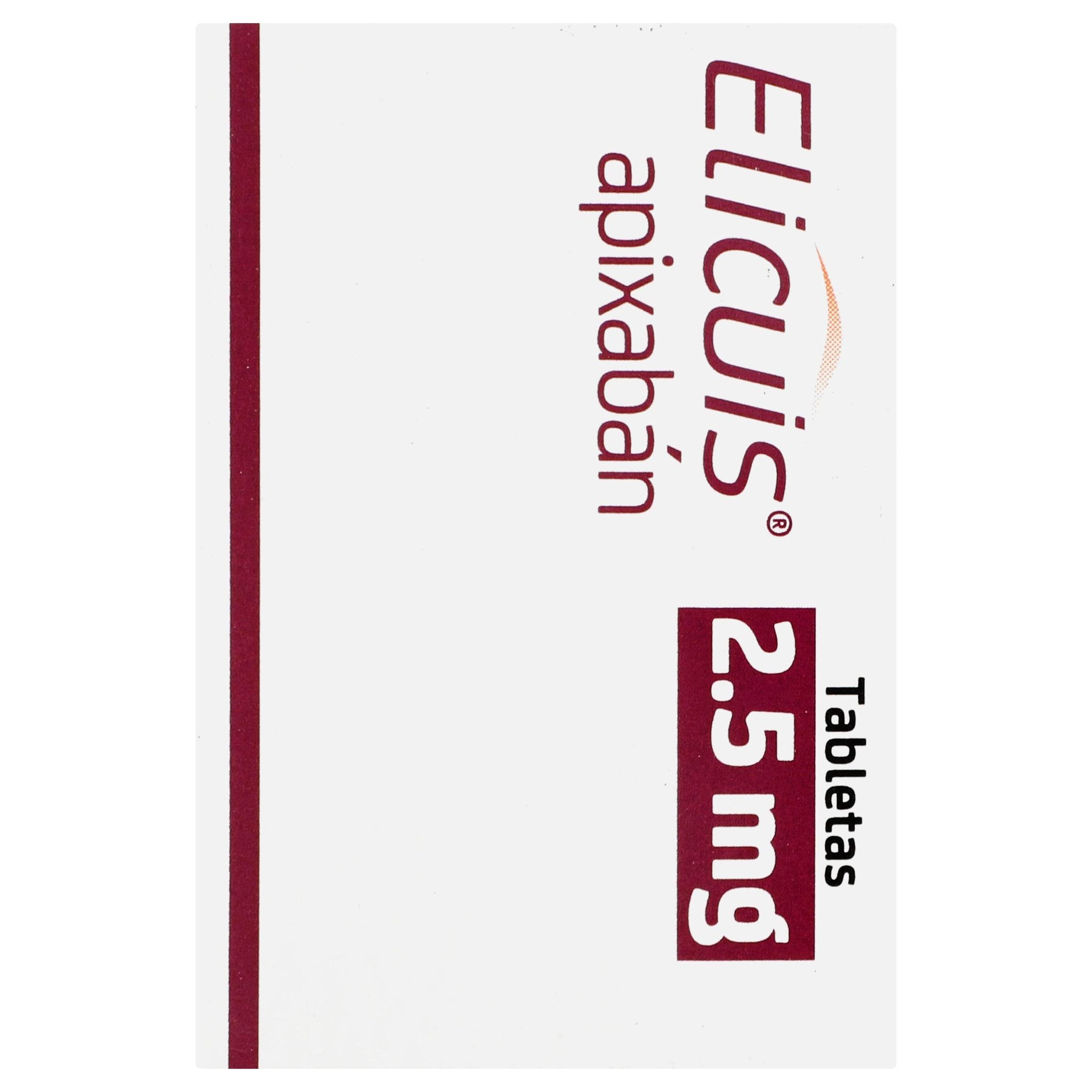 Elicuis 2.5Mg Con 60 Tabletas (Apixaban) — WeCare Pharma