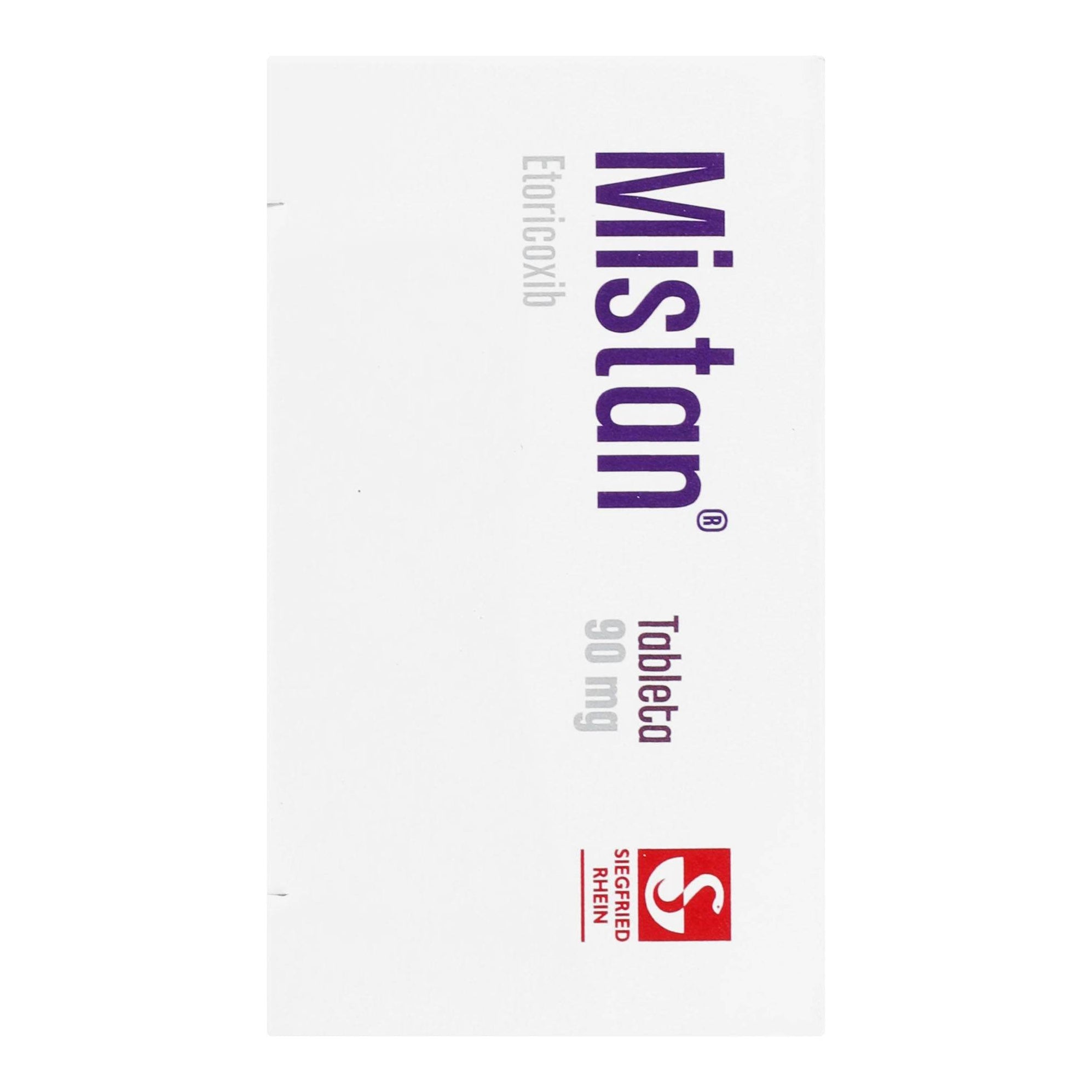 Mistan 90Mg Con 28 Tabletas (Etoricoxib) — WeCare Pharma