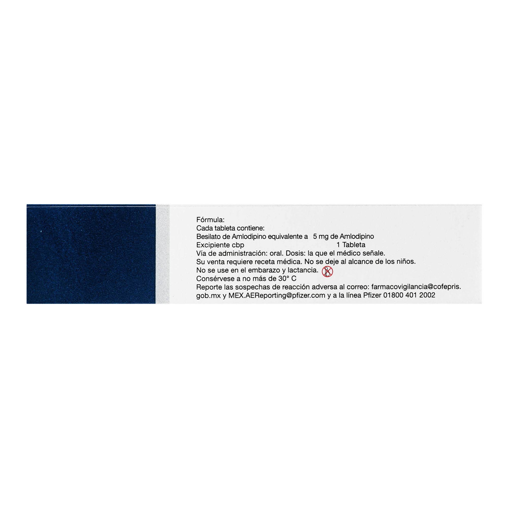 Norvas 5Mg Con 10 Tabletas (Amlodipino) — WeCare Pharma