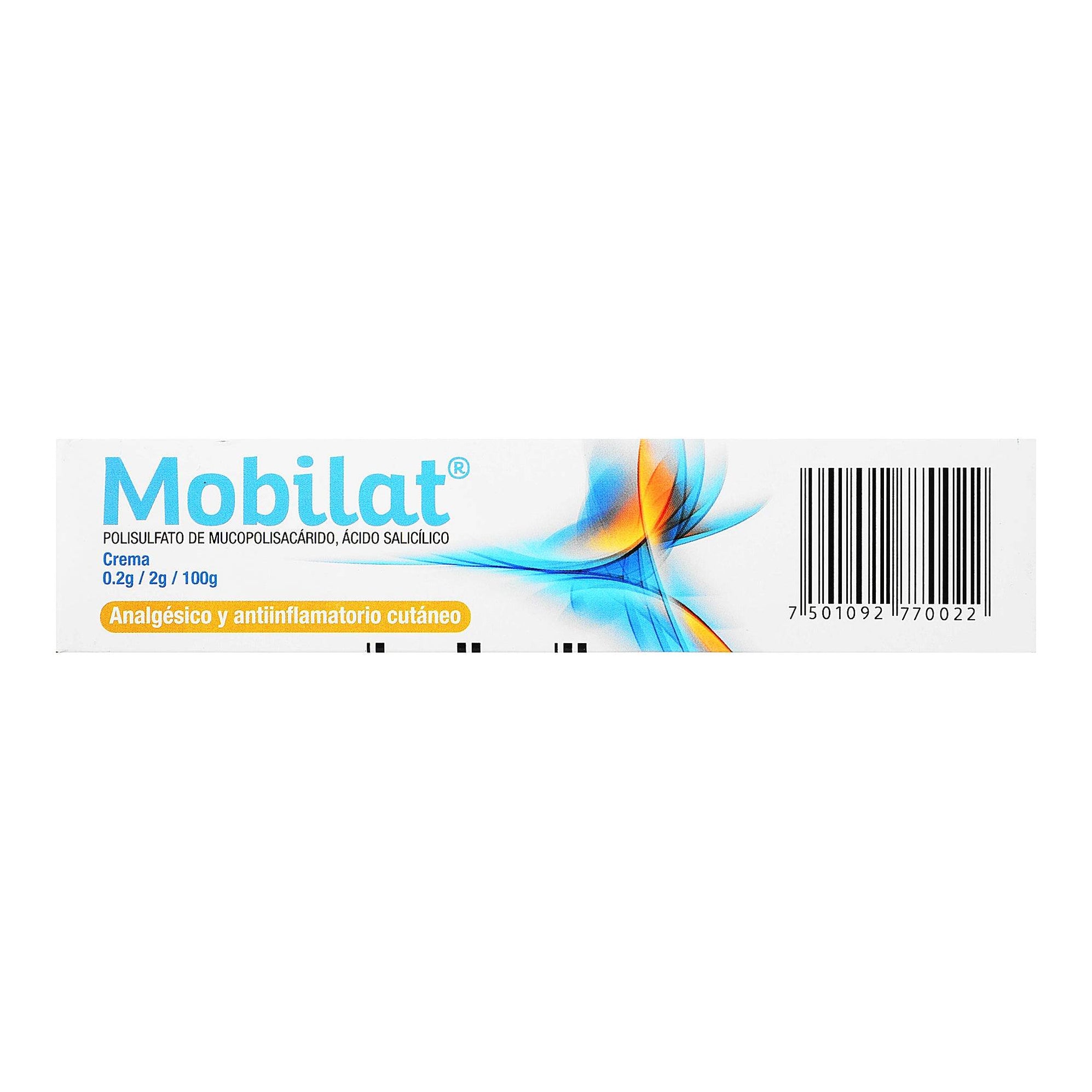 Mobilat Crema 0.2G/2G/100G 50G (Salicilico Mucopolisacarido) — WeCare ...