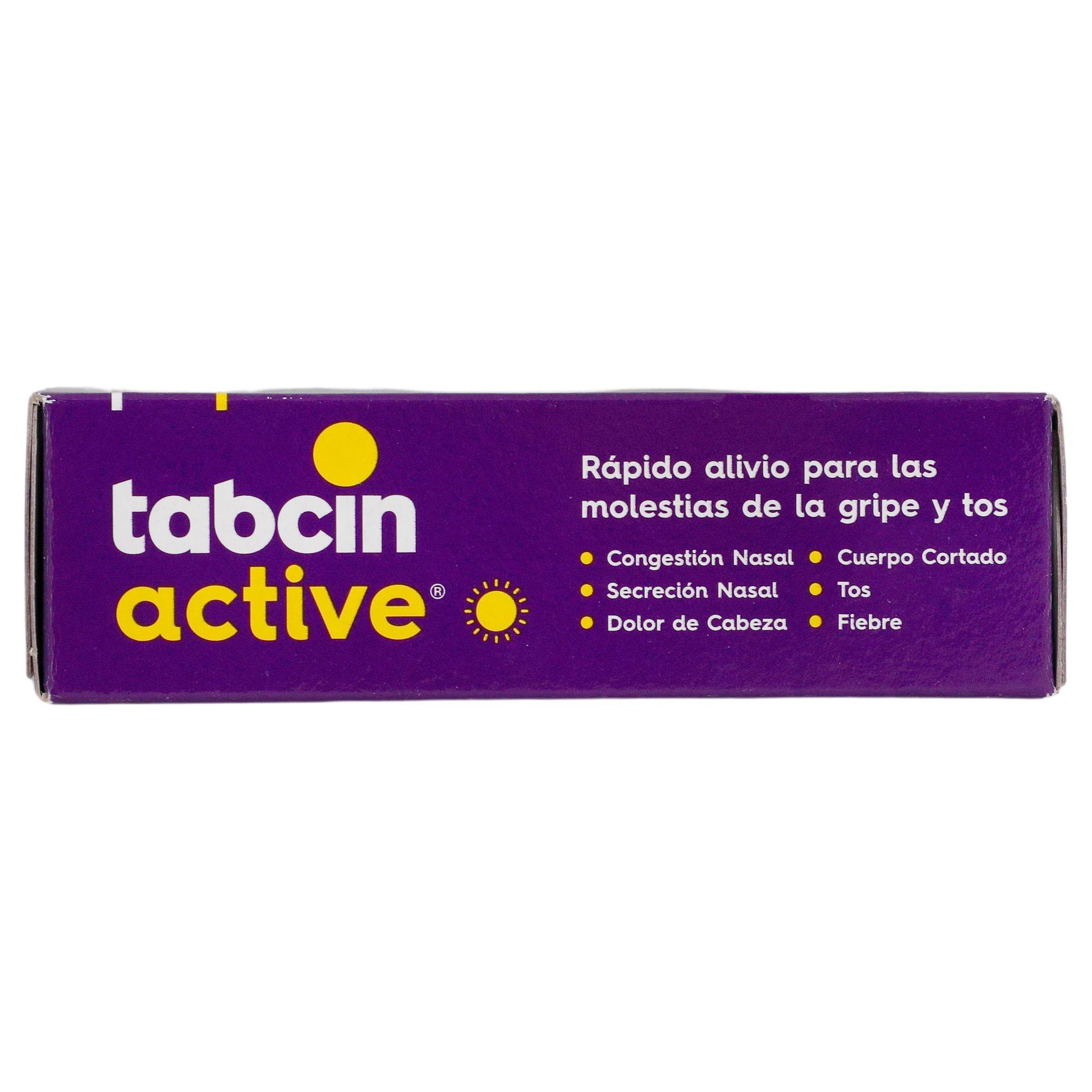 Tabcin Active Con 12 Capsulas (Paracetamol/Fenilefrina/Dextrometorfano ...