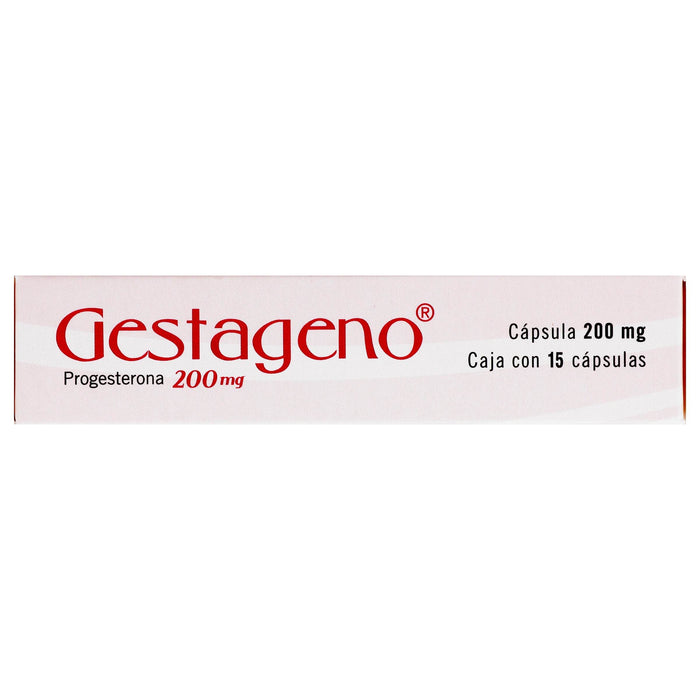 Gestageno 200Mg Con 15 Capsulas (Progesterona) — WeCare Pharma