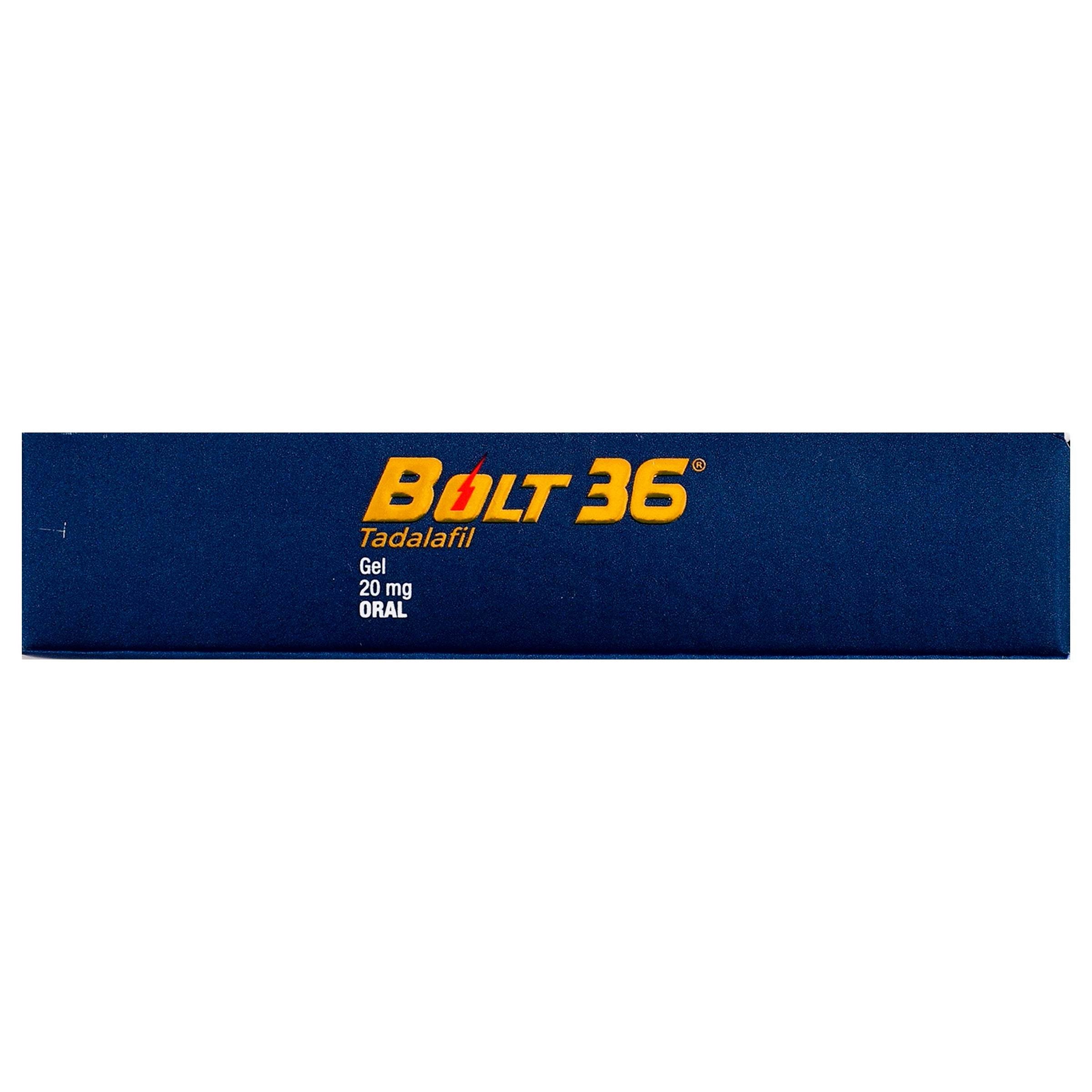 Bolt 36 Gel 20Mg Con 2 (Tadalafil) — WeCare Pharma