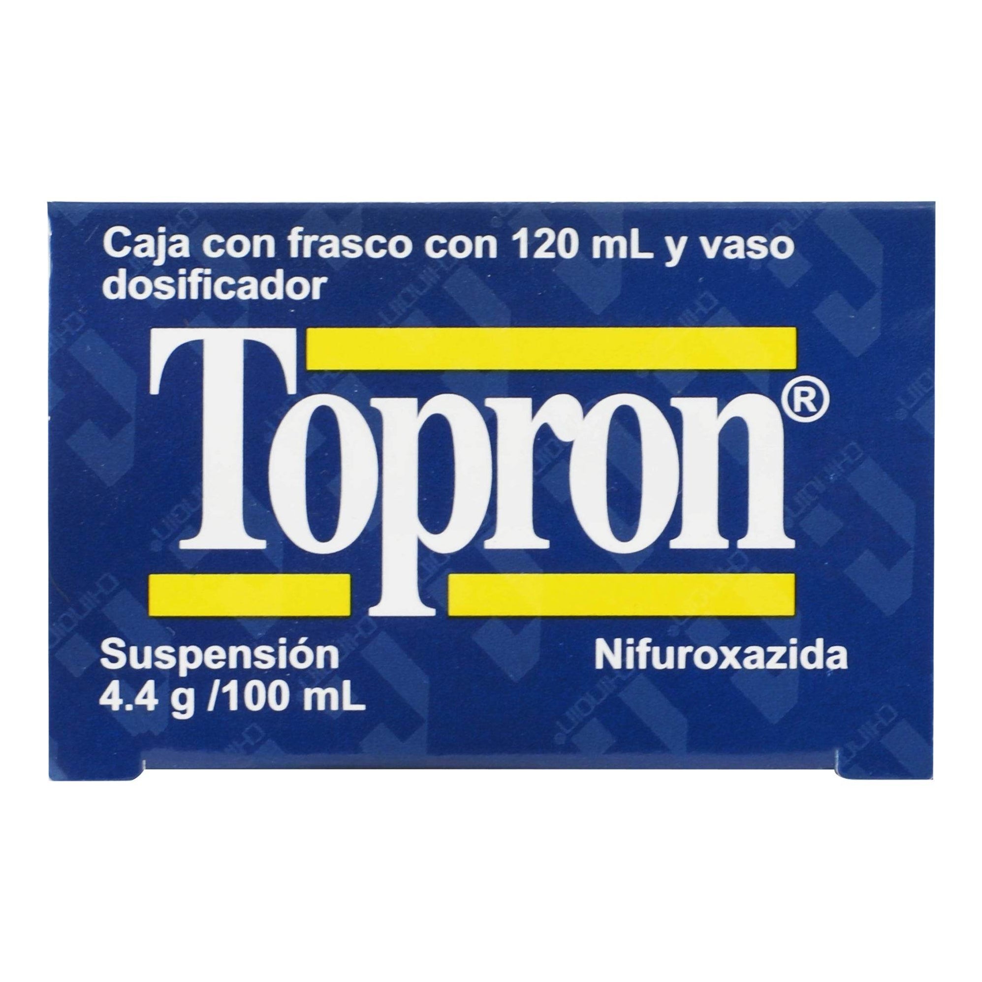 Topron Suspensión 4.4G/100Ml 120Ml (Nifuroxazida) — WeCare Pharma