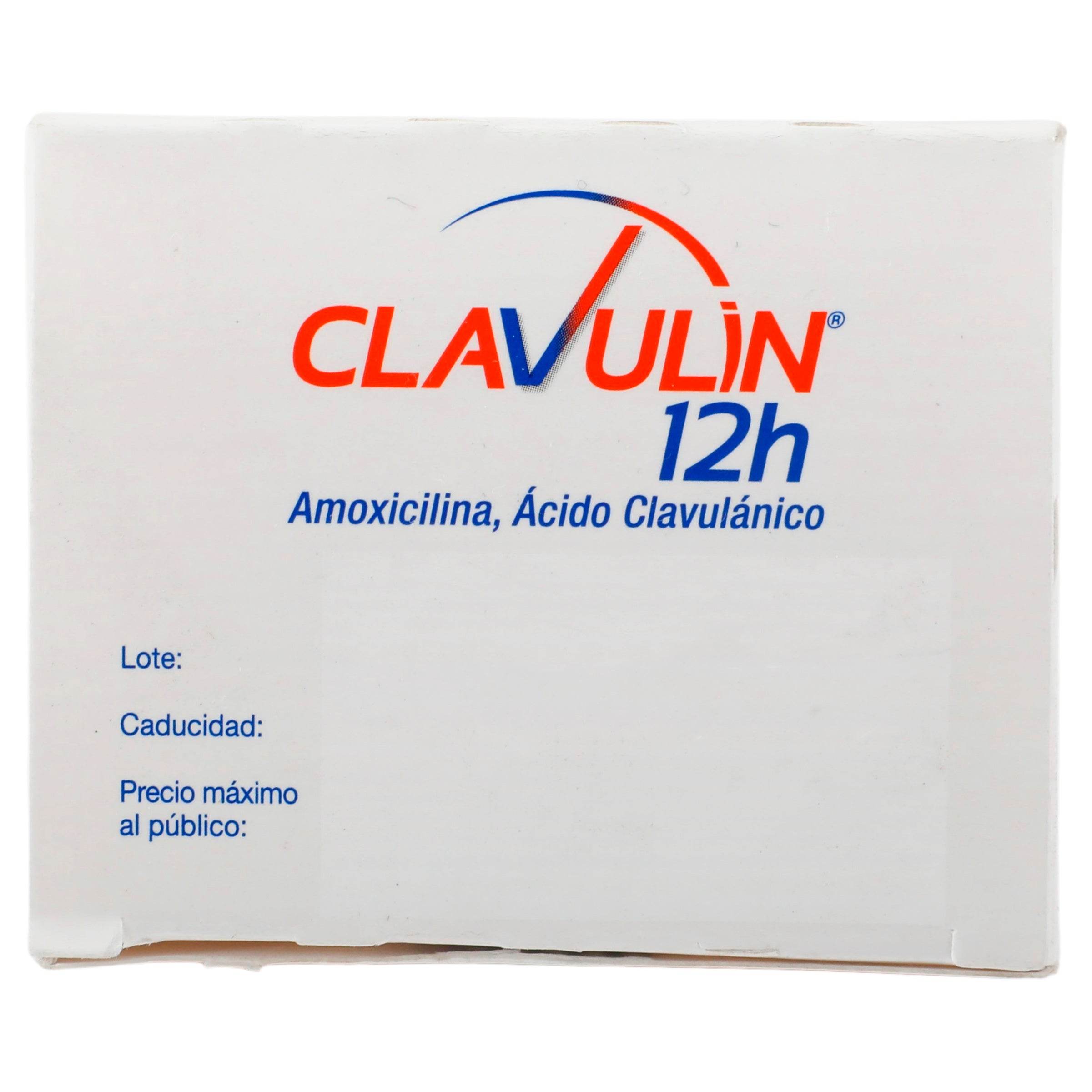 Clavulin 12H Suspensión 400Mg/57Mg/5Ml 70Ml (Amoxicilina/Acido Clavula ...