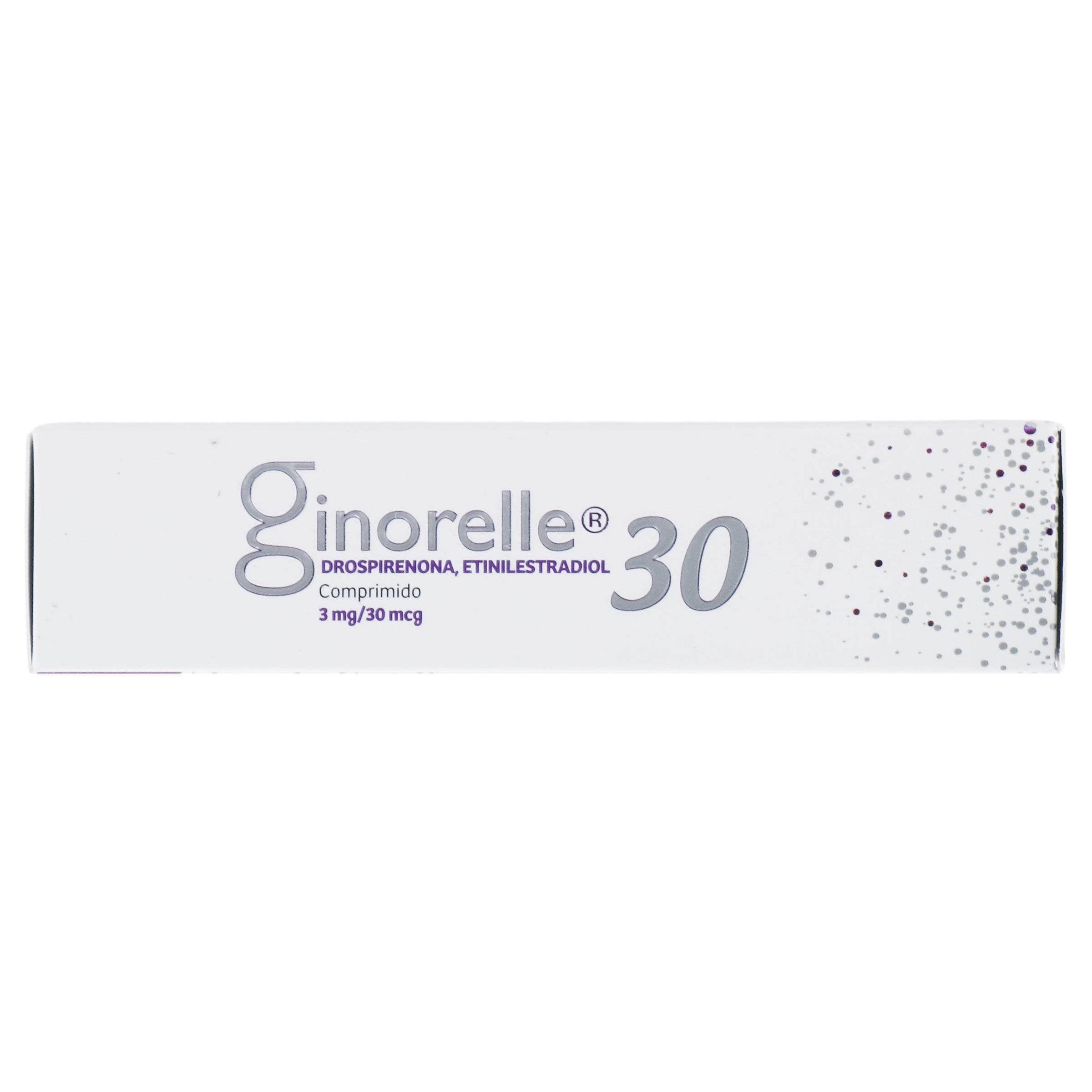Ginorelle 30 3Mg/30Mcg Con 28 Comprimidos (Drospirenona/Etinilestradio ...