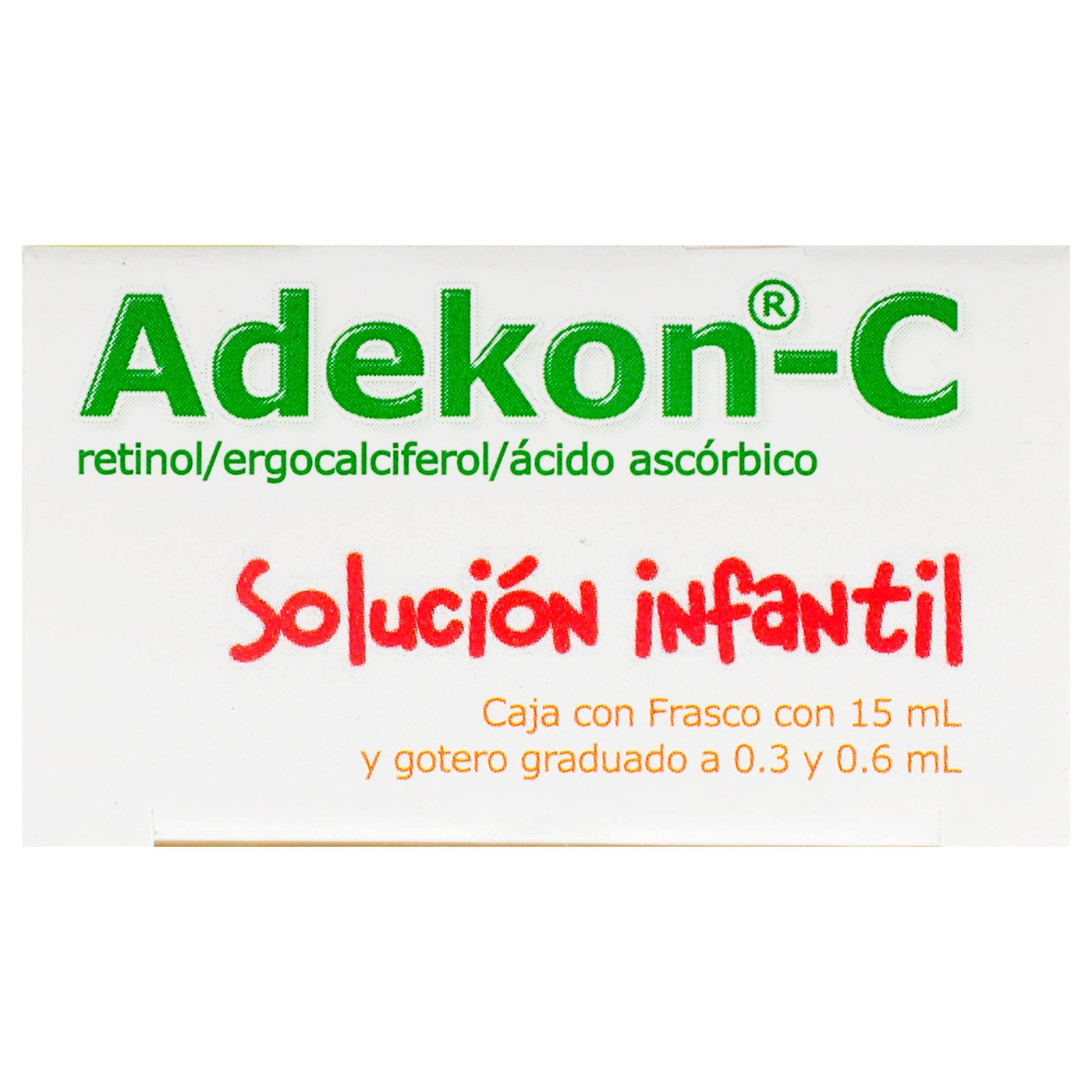 Adekon C Gotas 15Ml (Retinol/Ergocalciferol/Ac Ascorbico) — WeCare Pharma
