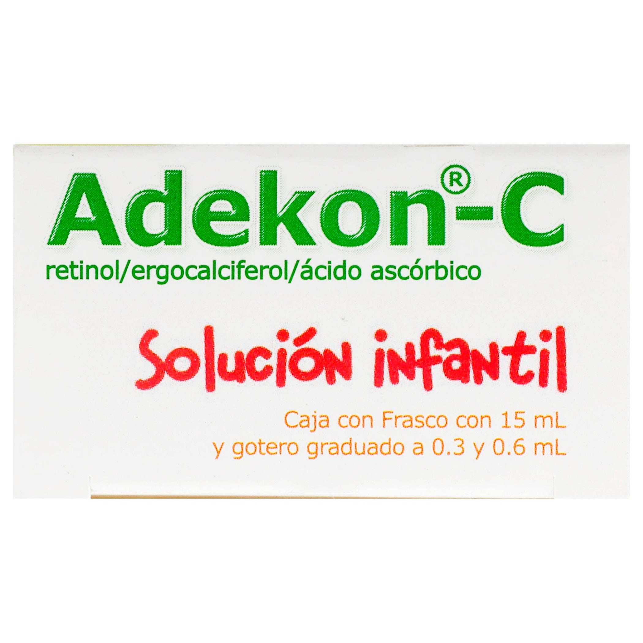 Adekon C Gotas 15Ml (Retinol/Ergocalciferol/Ac Ascorbico) — WeCare Pharma