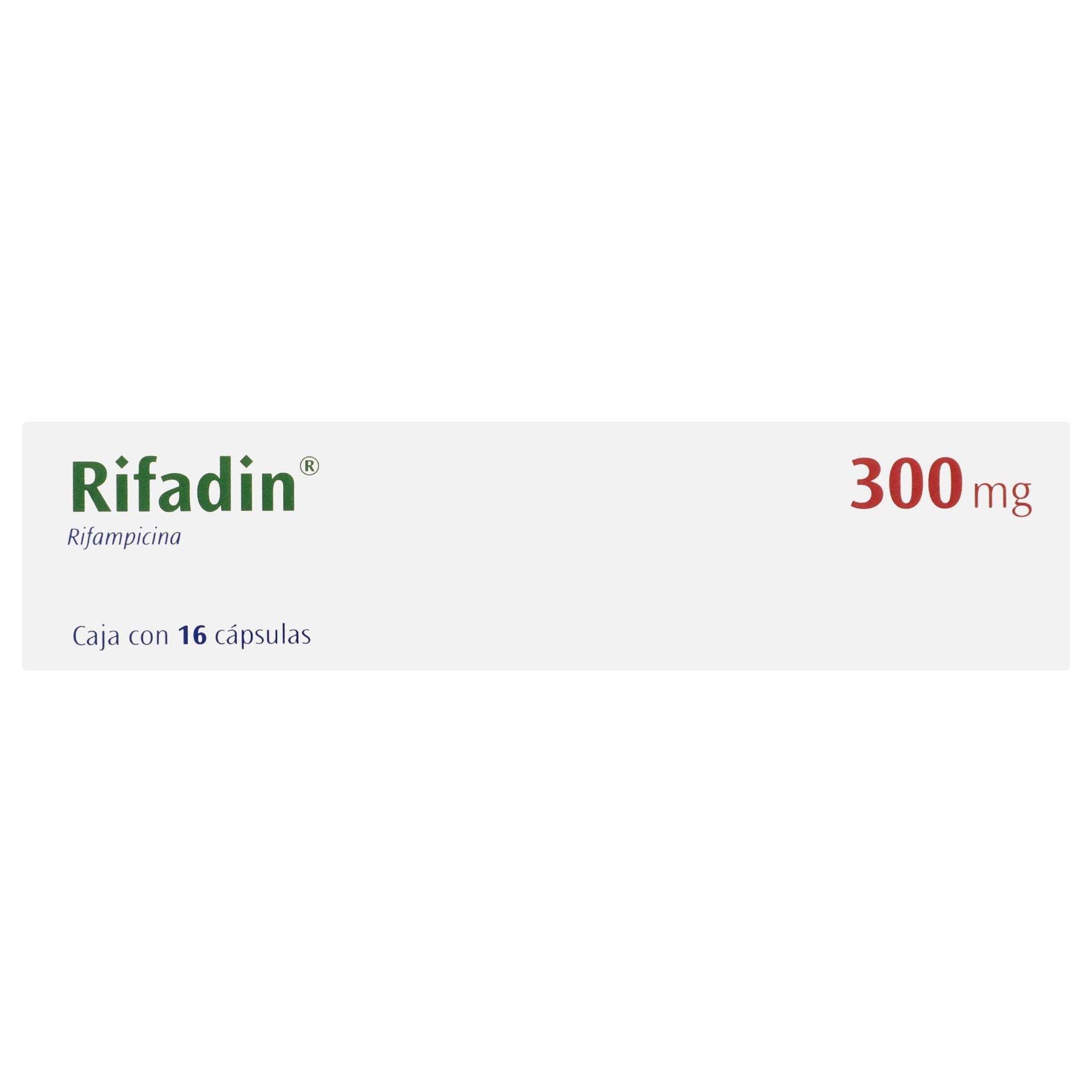 Rifadin 300Mg Con 16 Capsulas (Rifampicina) — WeCare Pharma