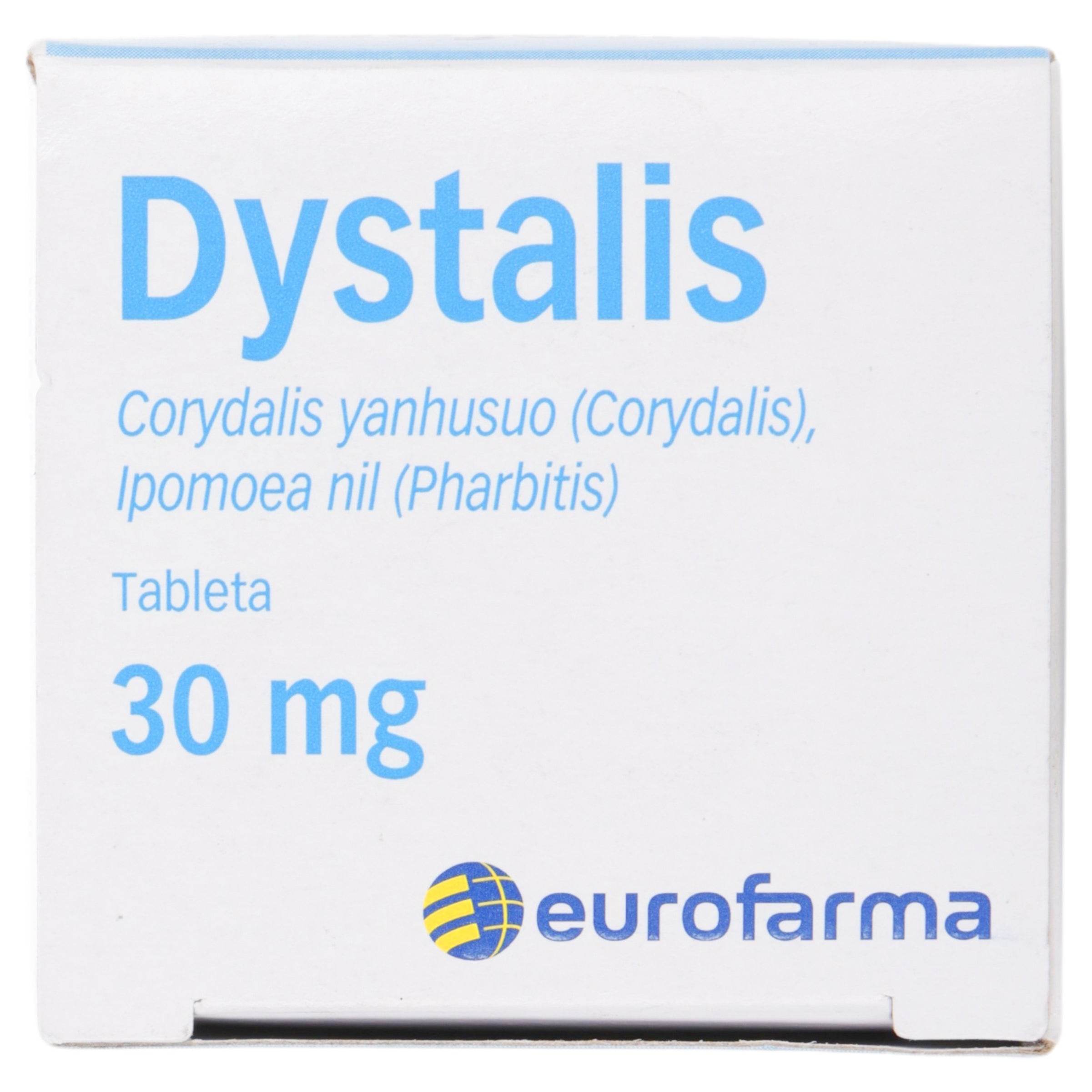 Dystalis 30Mg Con 30 Tabletas (Corydalis Yanhusuo) — WeCare Pharma