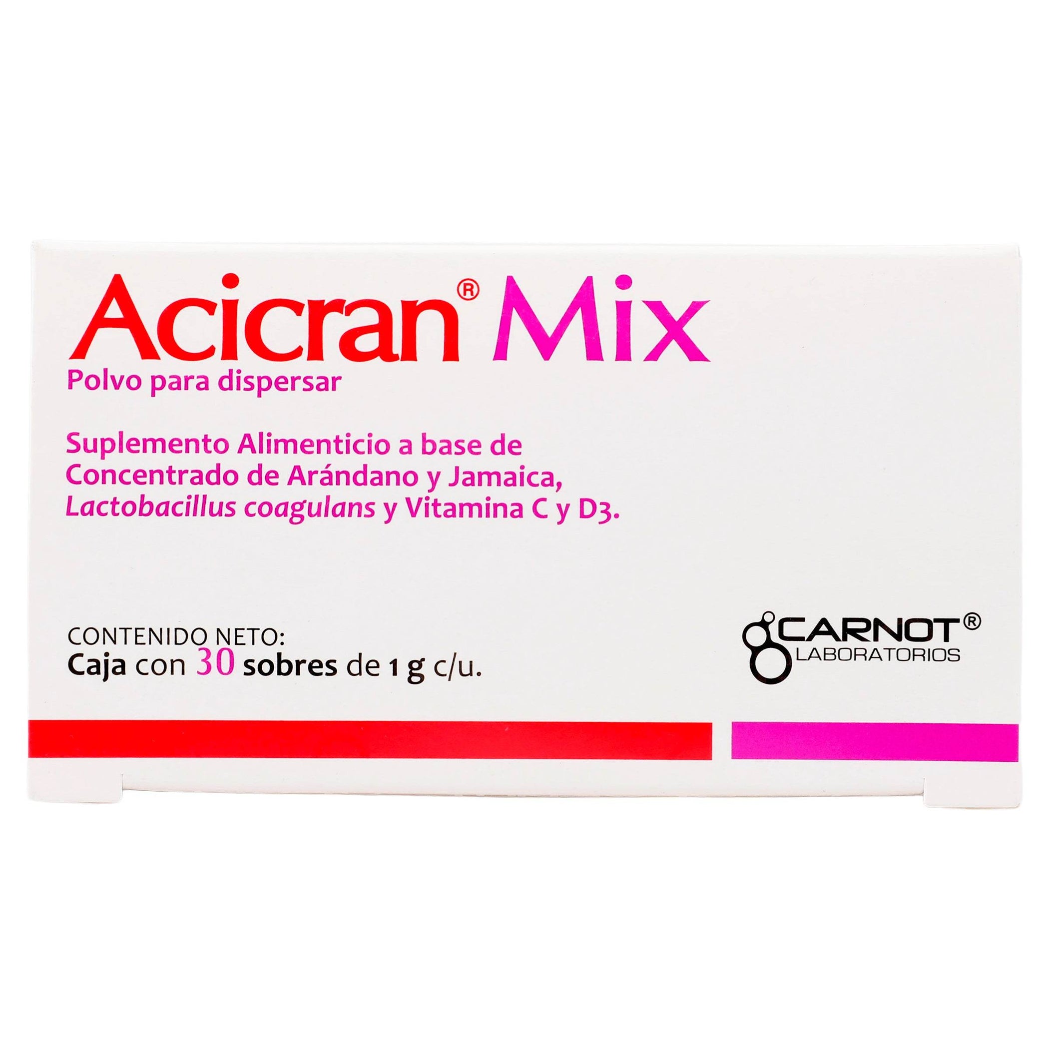 Acicran Mix Sobres 1G Con 30 (Suplemento Alimenticio) — WeCare Pharma