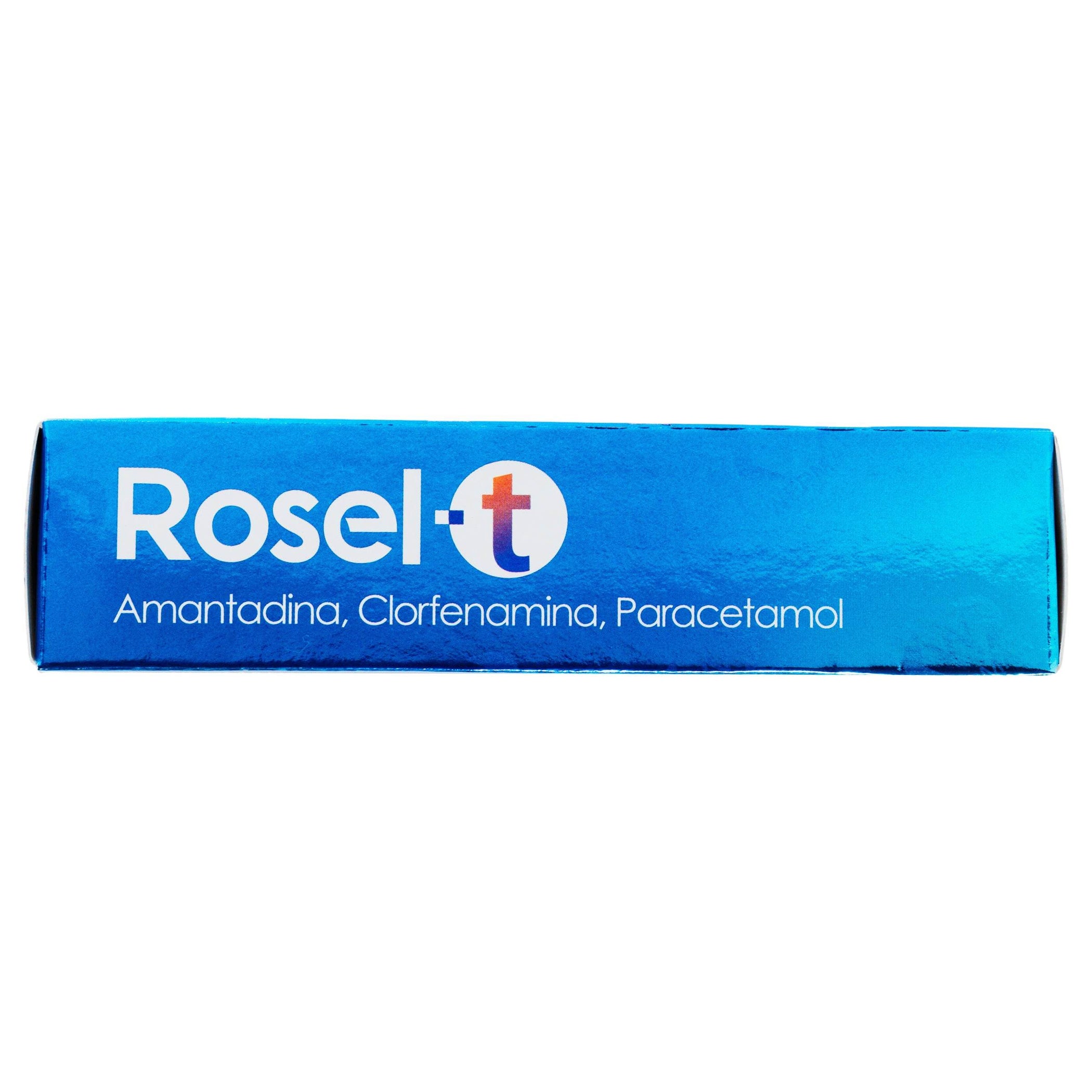 Rosel T 50Mg/3/300Mg Con 24 Tabletas (Amantadina/Clorfenamina/Paraceta ...