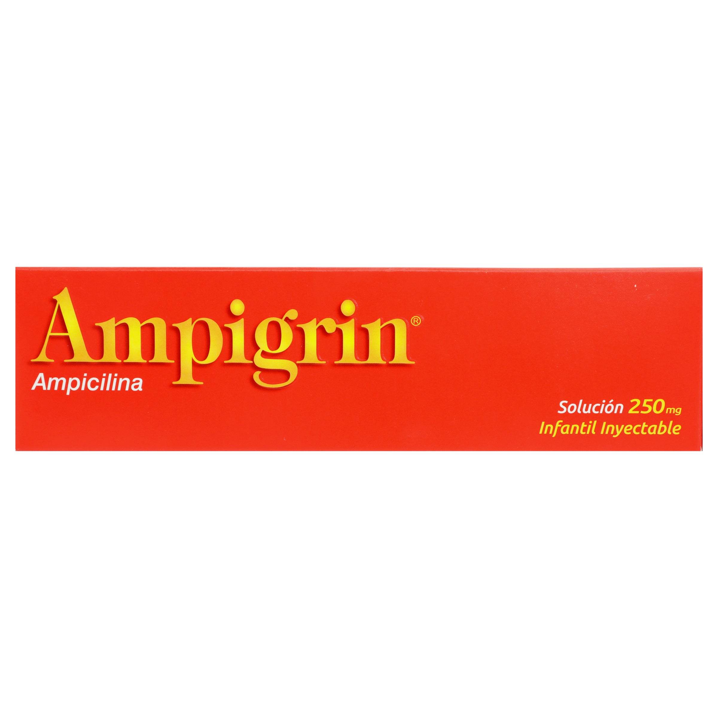 Ampigrin Infantil Frasco 250Mg Con 3 Ampulas (Ampicilina) — WeCare Pharma