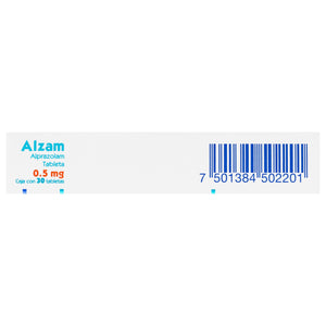 Alzam (Alprazolam) Tabletas 0.5Mg Con 30 — WeCare Pharma