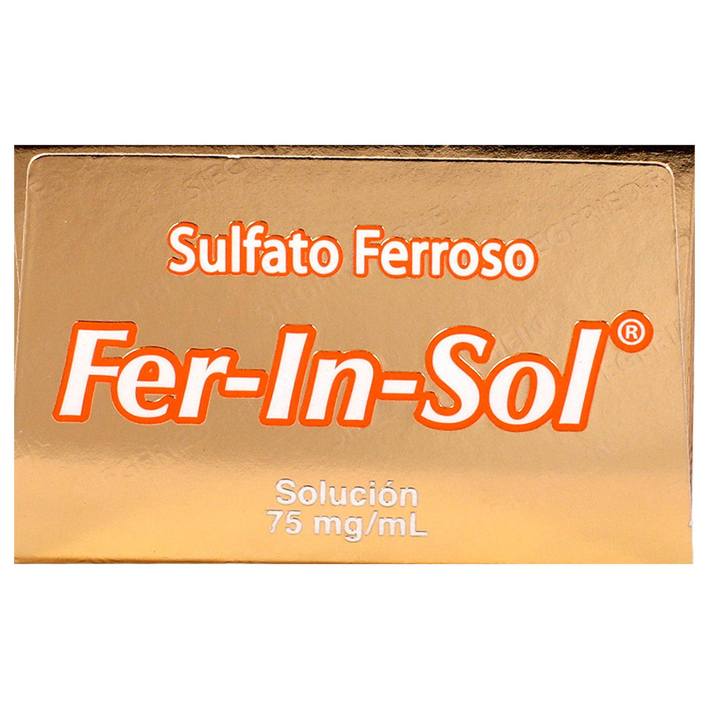 Fer-In-Sol Solución 75Mg/Ml Con 50Ml (Sulfato Ferroso) — WeCare Pharma