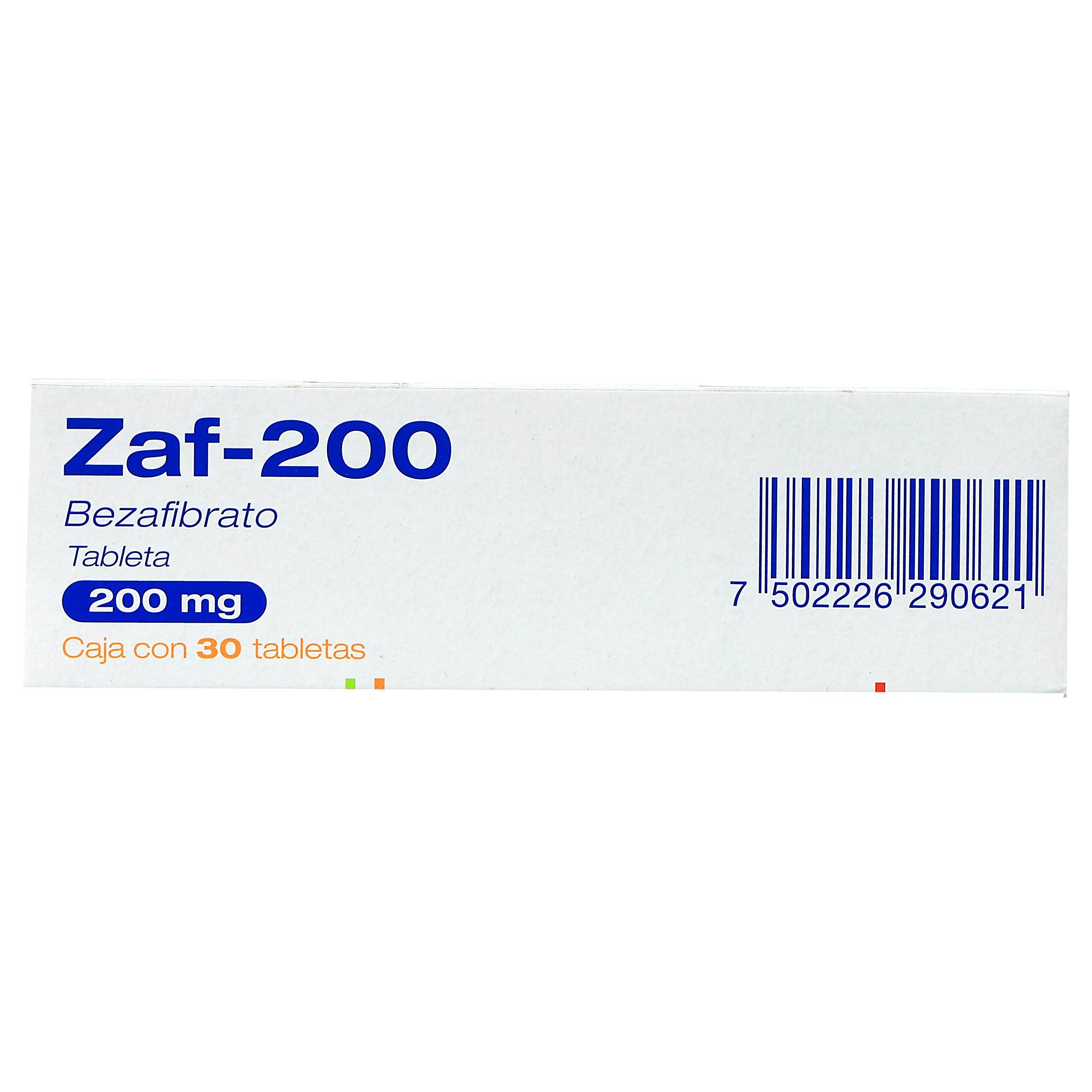 Zaf-200 (Bezafibrato) Tabletas 200Mg Con 30 — WeCare Pharma
