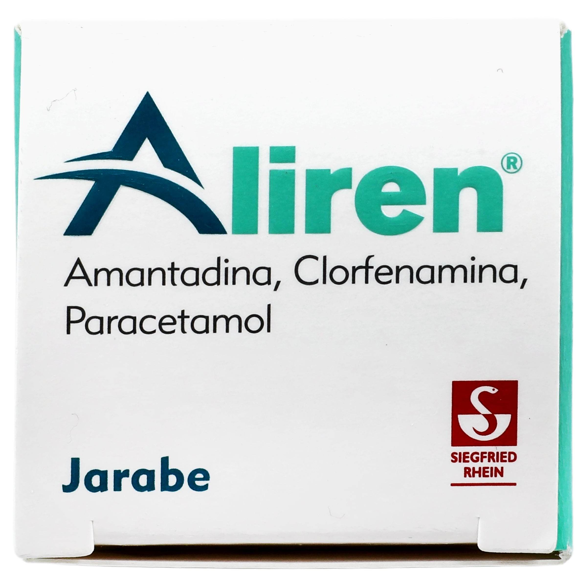 Aliren Jarabe 0.50G/0.02G/3G/100Ml 60Ml (Amantadina/Clorfenamina/Parac — WeCare Pharma