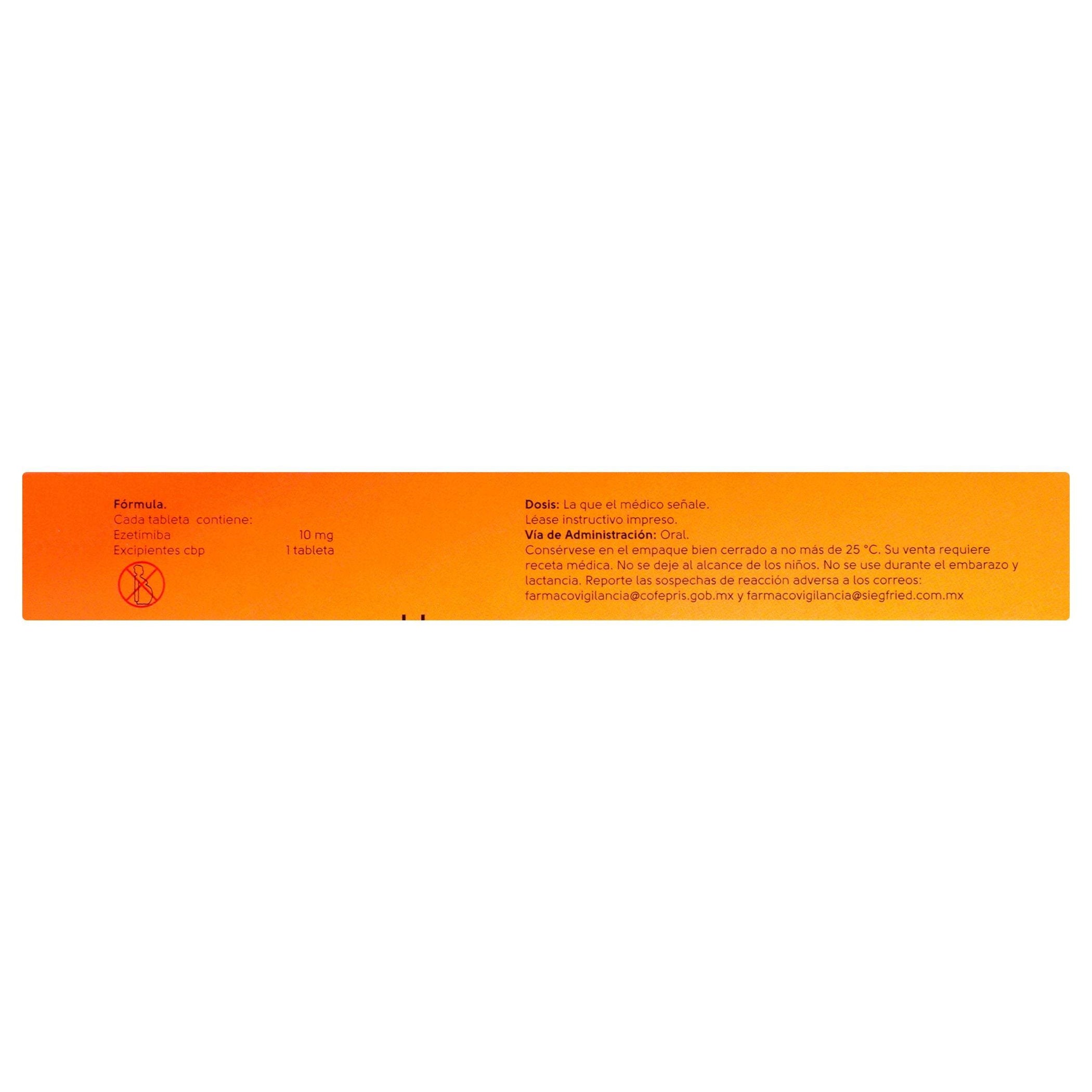 Exotib 10Mg Con 30 Tabletas (Ezetimiba) — WeCare Pharma