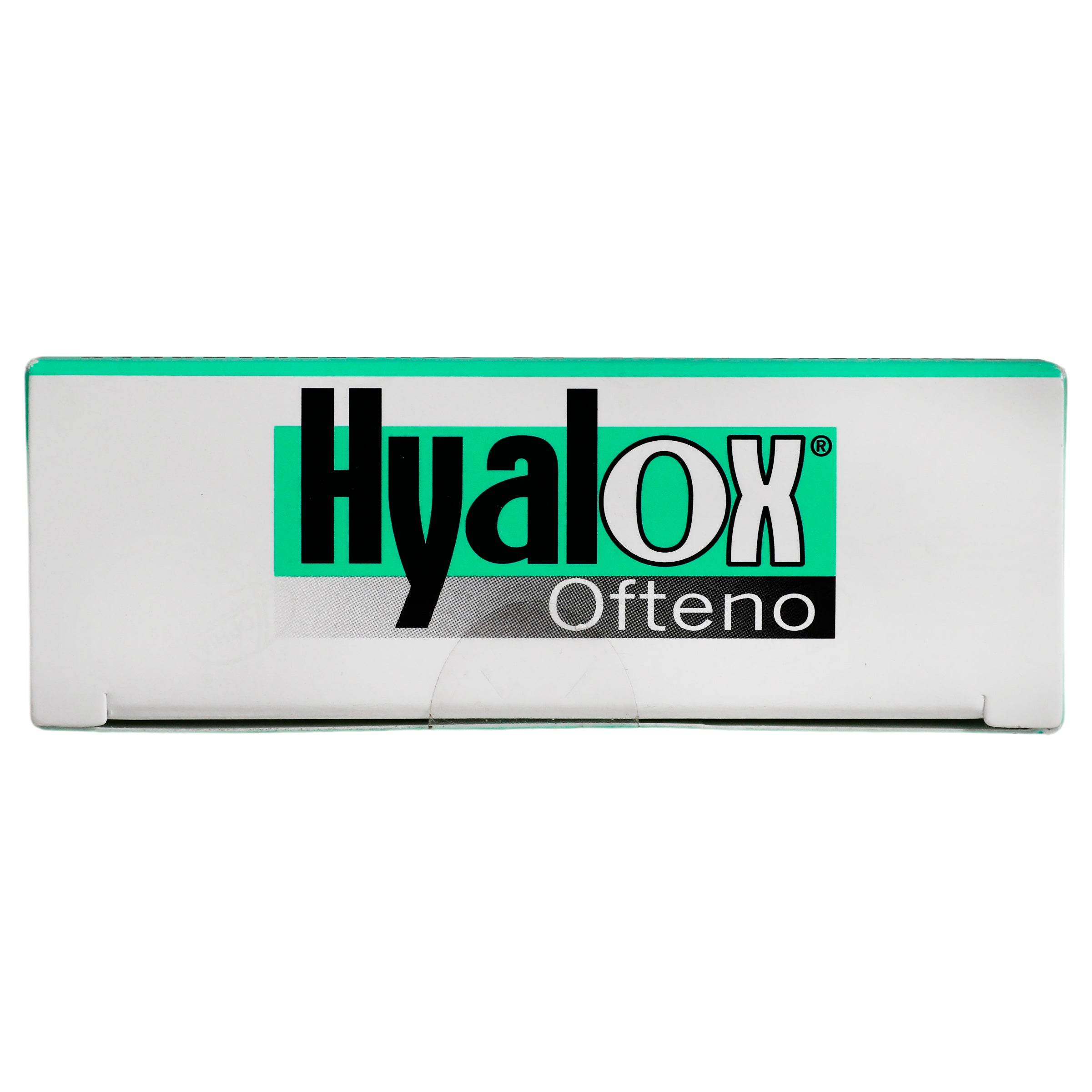 Hyalox Ofteno Gotas 1Mg/0.125Mg/0.5Ml Con 20 (Hialunorato De Sodio/Oxi ...