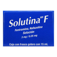 Solutina F Gotas 3Mg/0.25Mg 15Ml (Feniramida/Nafazolina) — WeCare Pharma