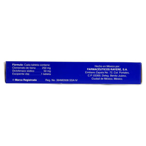 Prestoflam Ld 250Mg/50Mg Con 14 Tabletas (Clonixinato De Lisina/Diclof ...