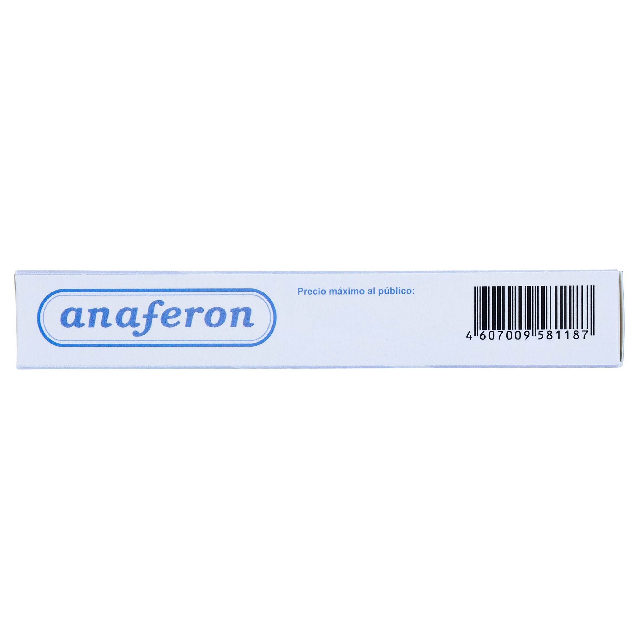 Anaferon Ad 12/30/200C Con 20 Tabletas (Anticuerpo Afino Gamma Humano ...